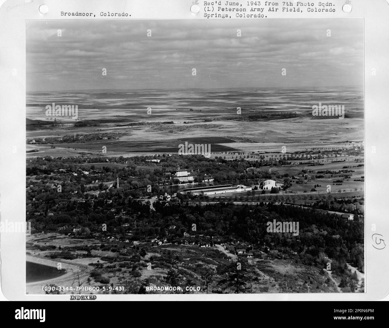 Cheyenne mountain Black and White Stock Photos & Images - Alamy
