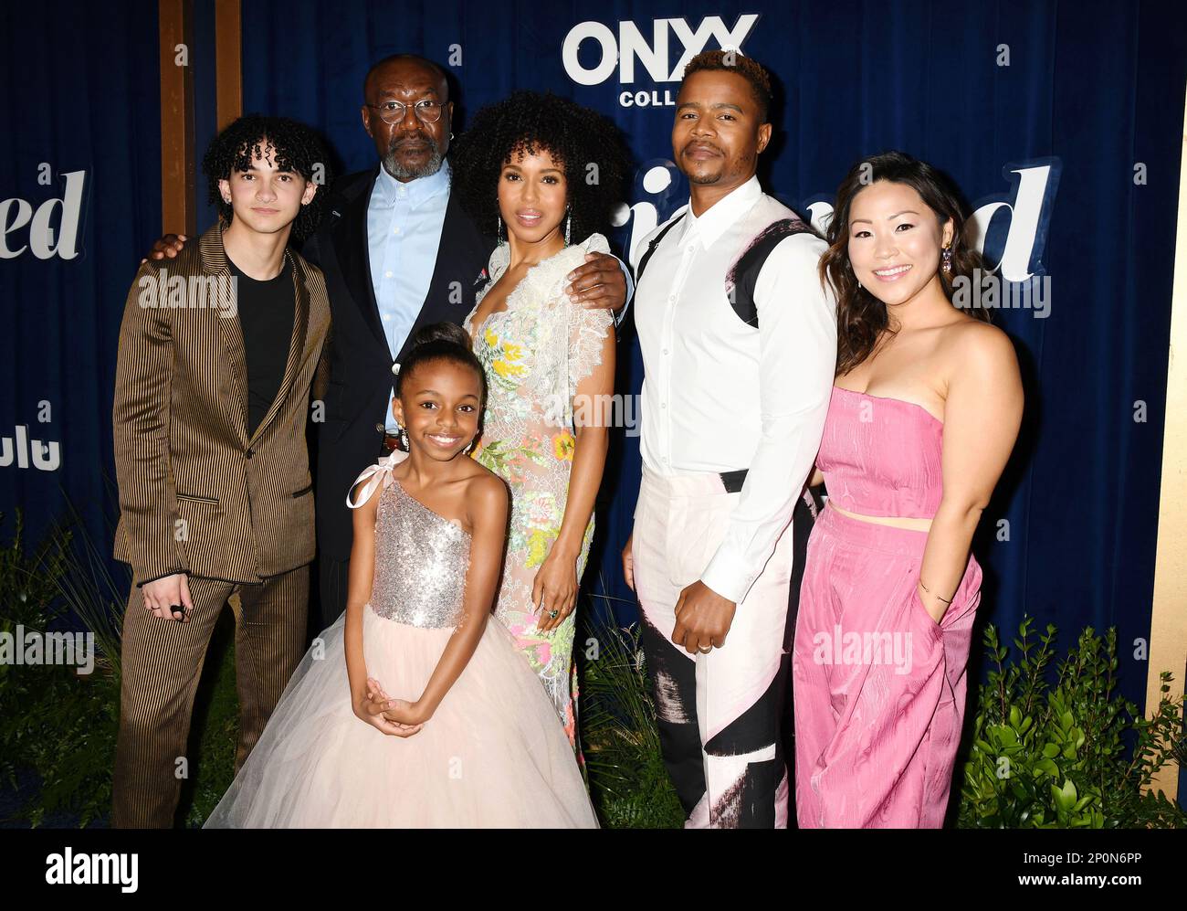 HOLLYWOOD, CALIFORNIA - MARCH 02: (L-R) Faly Rakotohavana, Delroy Lindo ...