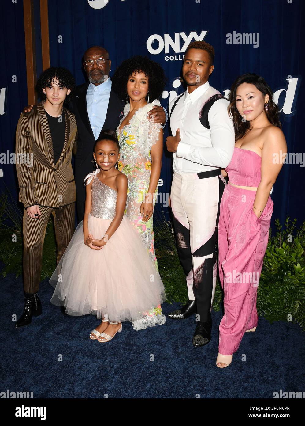 HOLLYWOOD, CALIFORNIA - MARCH 02: (L-R) Faly Rakotohavana, Delroy Lindo ...