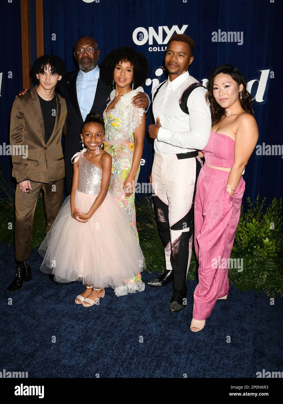 HOLLYWOOD, CALIFORNIA - MARCH 02: (L-R) Faly Rakotohavana, Delroy Lindo ...