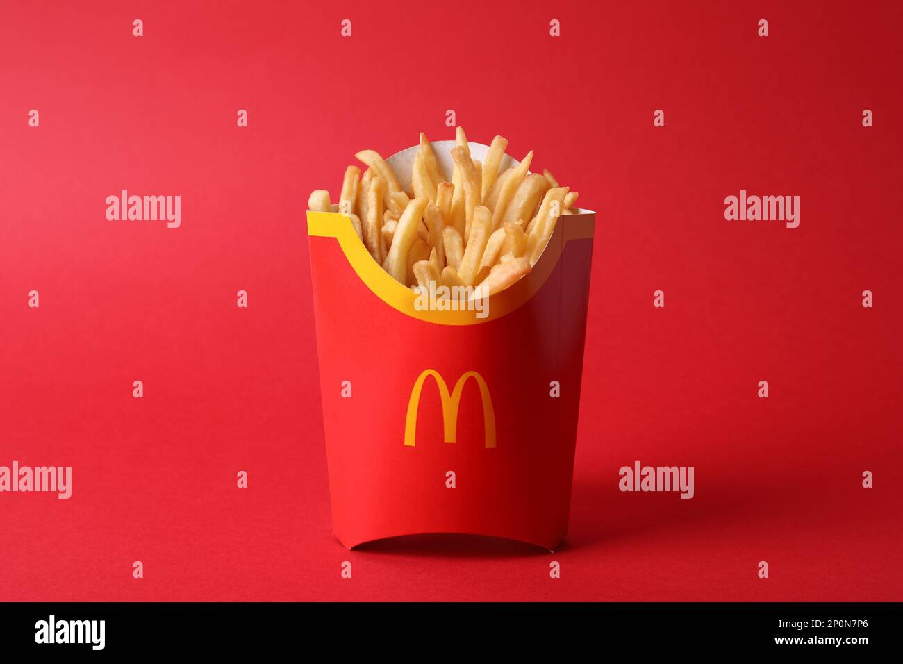 Mcdonalds french fries chips box hi-res stock photography and images ...