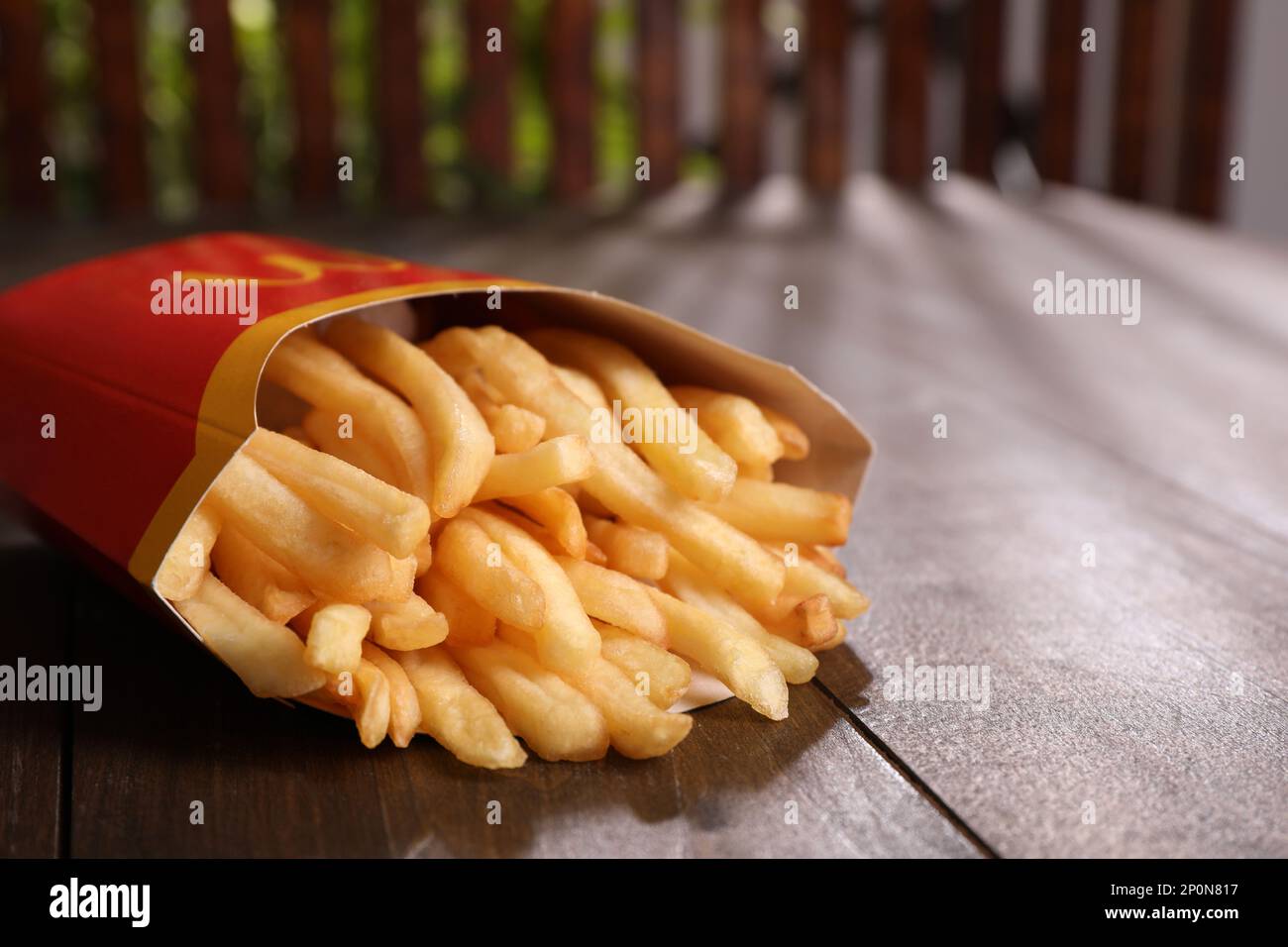 Mcdonalds french fries chips box hi-res stock photography and images ...