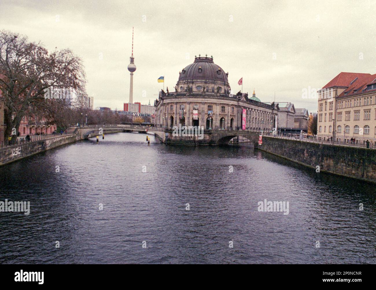 Berlin, Germany. Facade of Bode Museum on Museum Insel and the ...