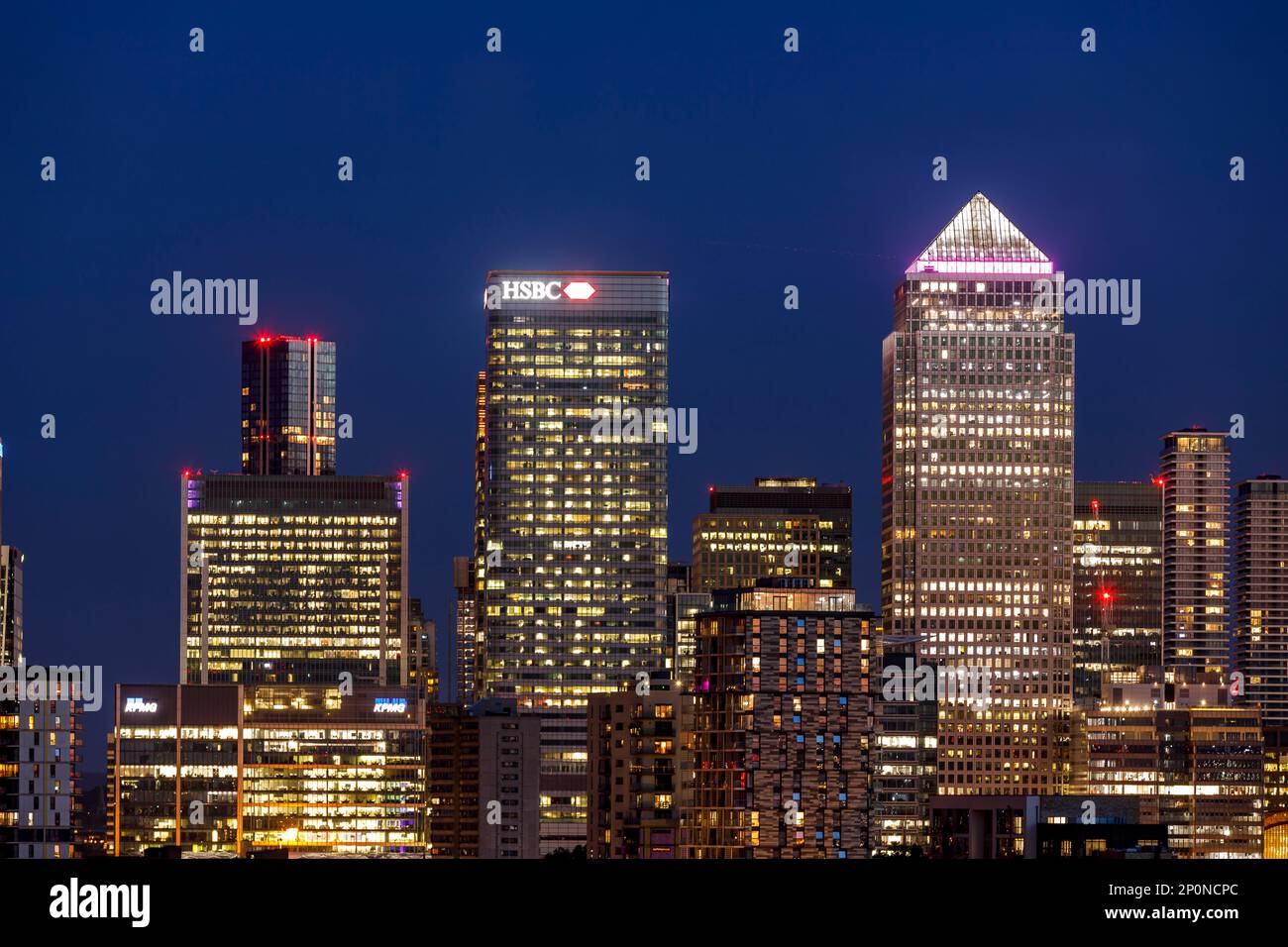 London Skyline Views, City Scape, Evening Sunset Stock Photo - Alamy