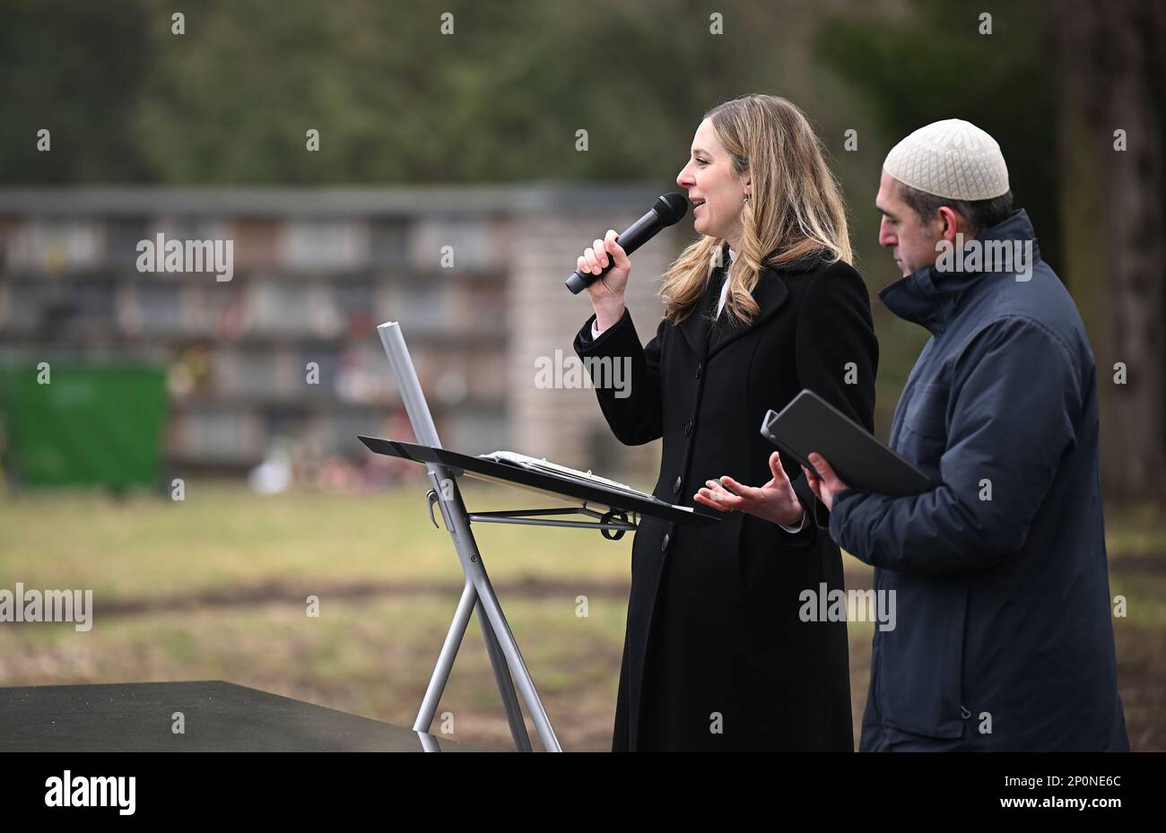 Berlin, Germany. 03rd Mar, 2023. Rev. Corinna Zisselsberger, chairwoman ...