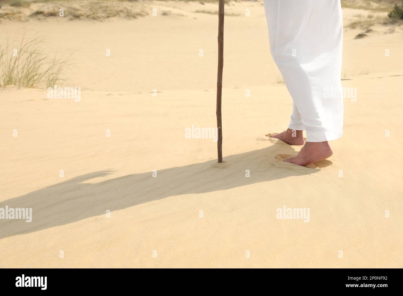 Jesus walking feet hi-res stock photography and images - Alamy