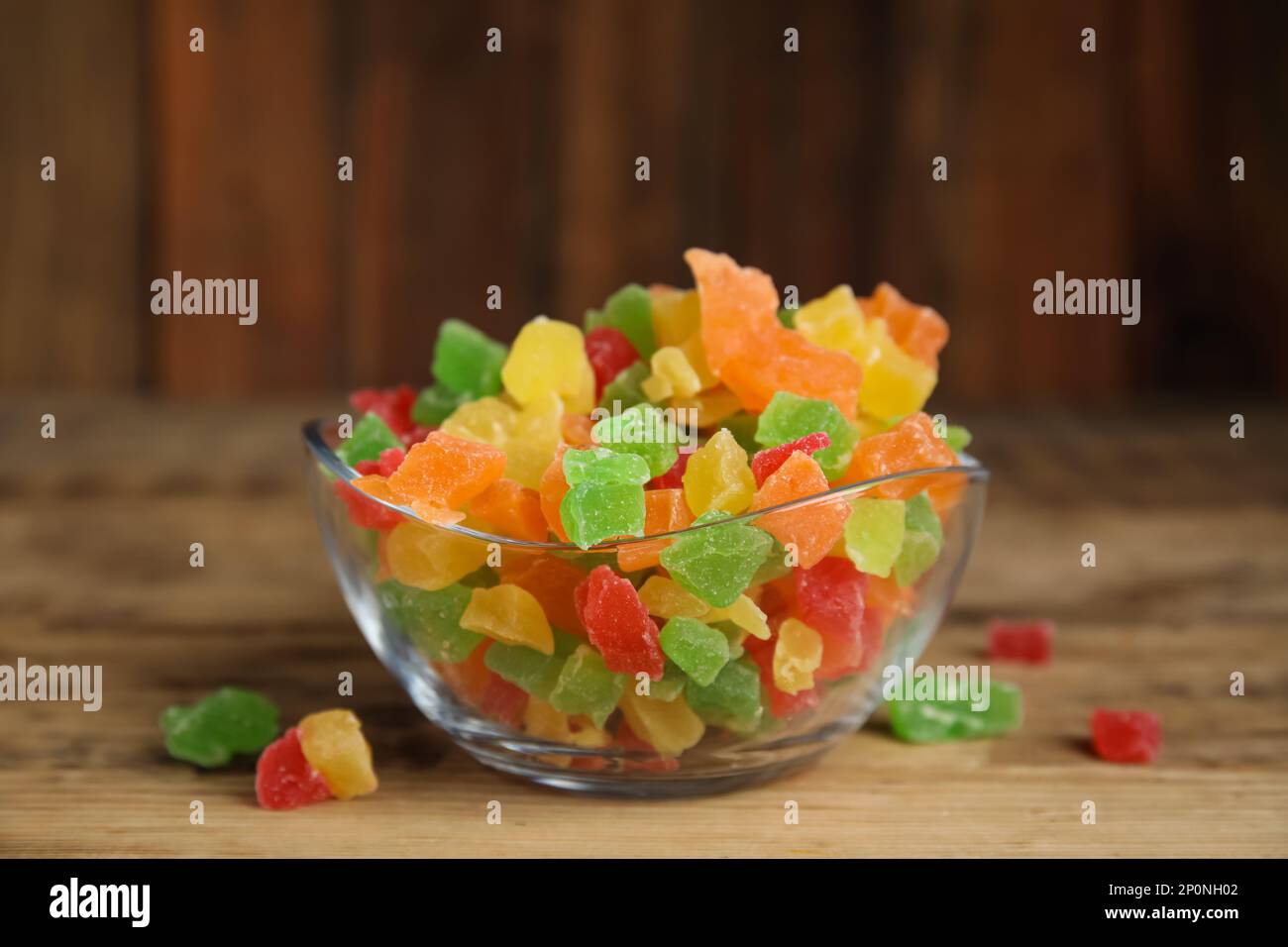 Pieces different fruits in jelly hi-res stock photography and images ...