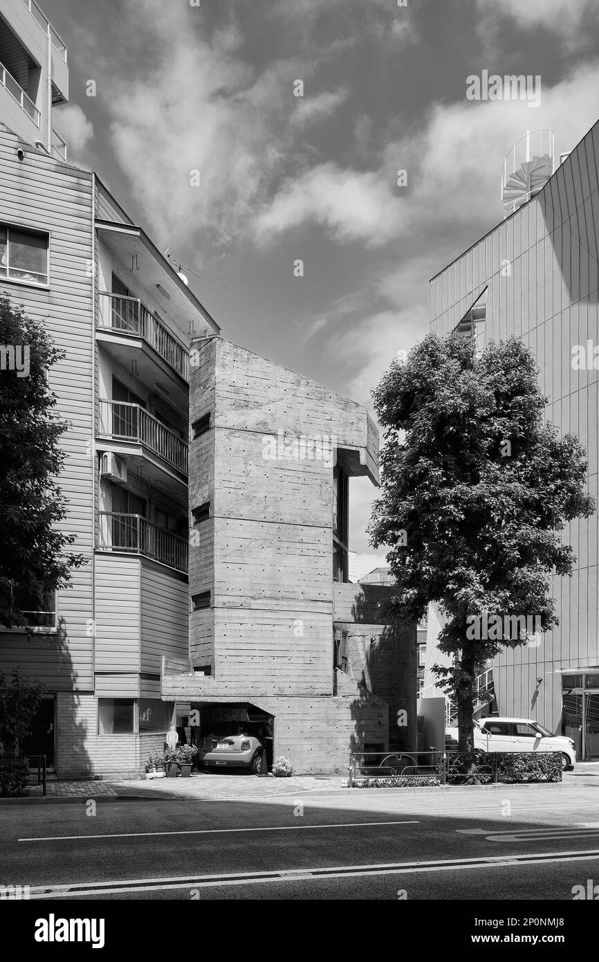Tower House, concrete single family house designed by Takamitsu Azuma ...
