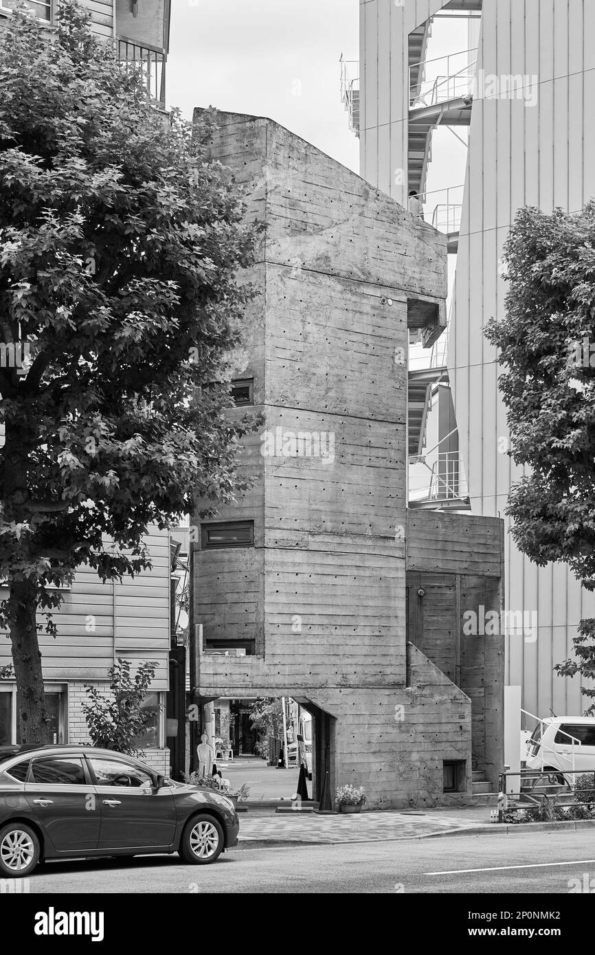 Tower House, concrete single family house designed by Takamitsu Azuma ...