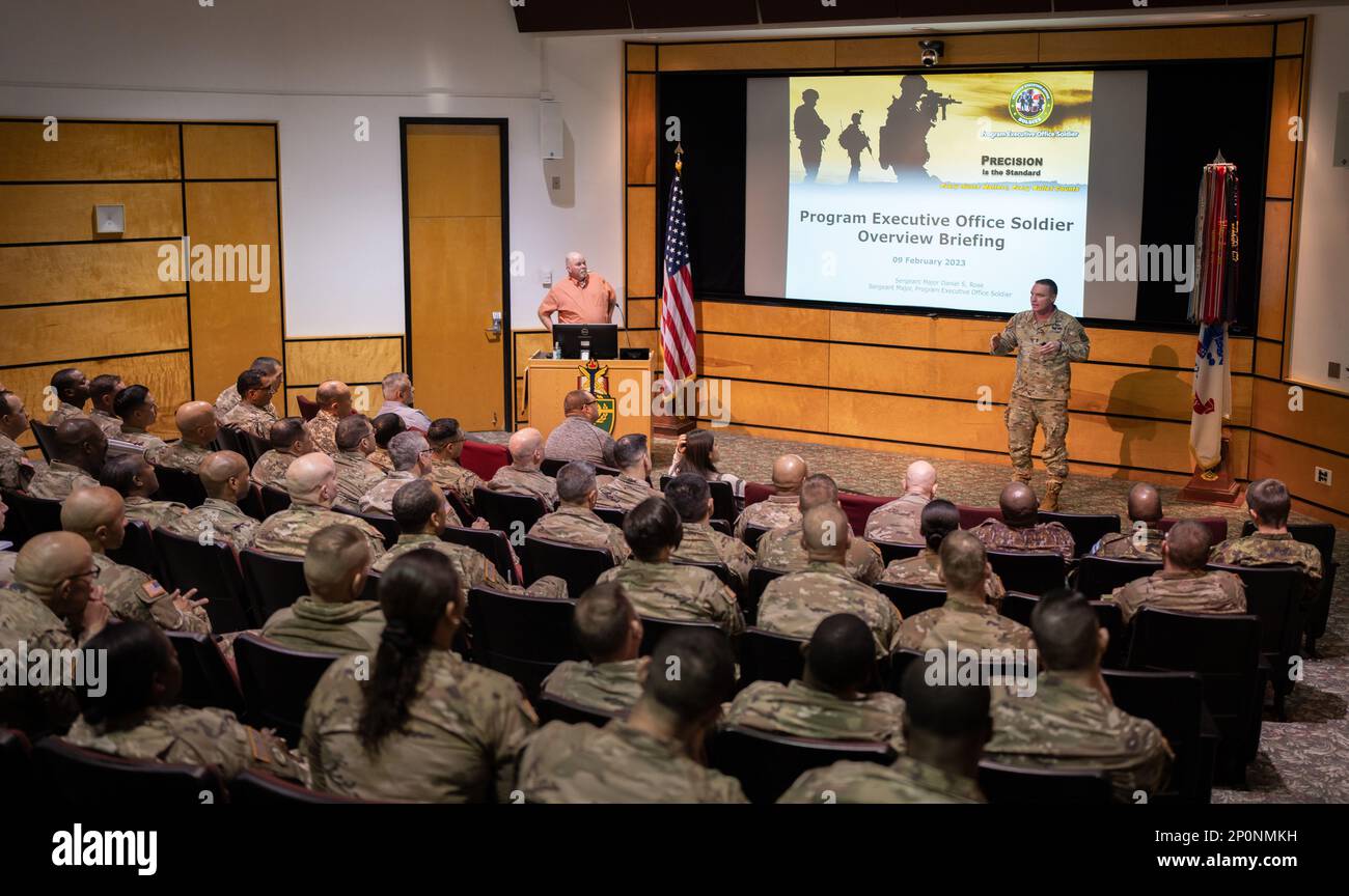 Sgt. Maj. Daniel Rose, Program Executive Office (PEO) Soldier Sergeant ...