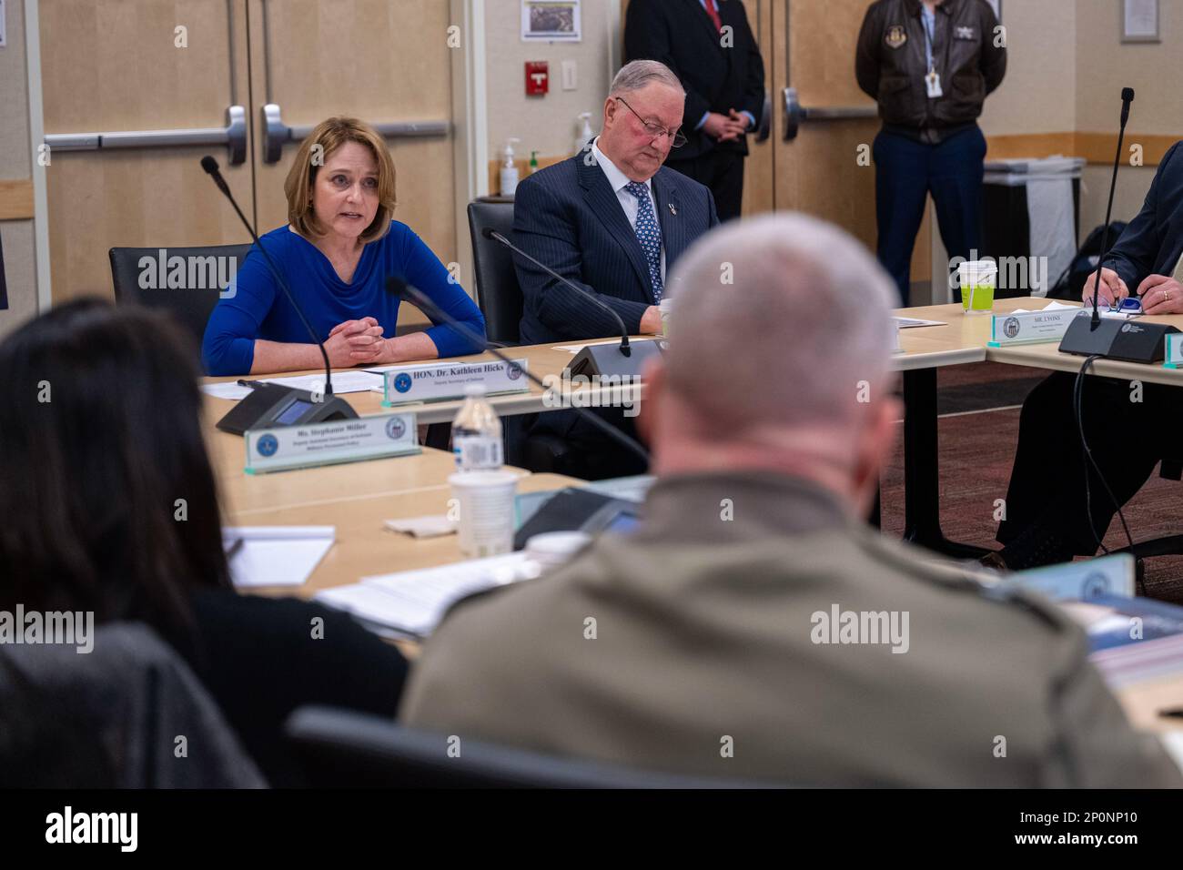 Deputy Secretary of Defense Kathleen Hicks speaks at a Reserve Forces ...