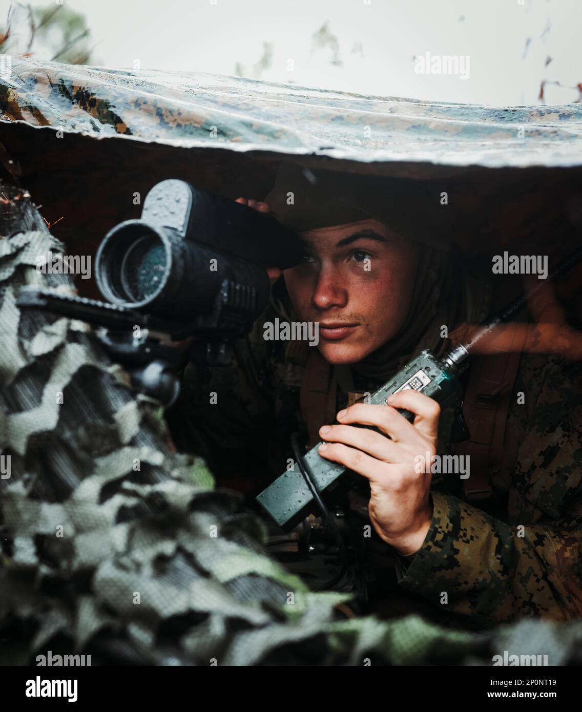 U.S. Marine Corps Lance Cpl. Travis Ferriell, a Caledonia, Michigan ...