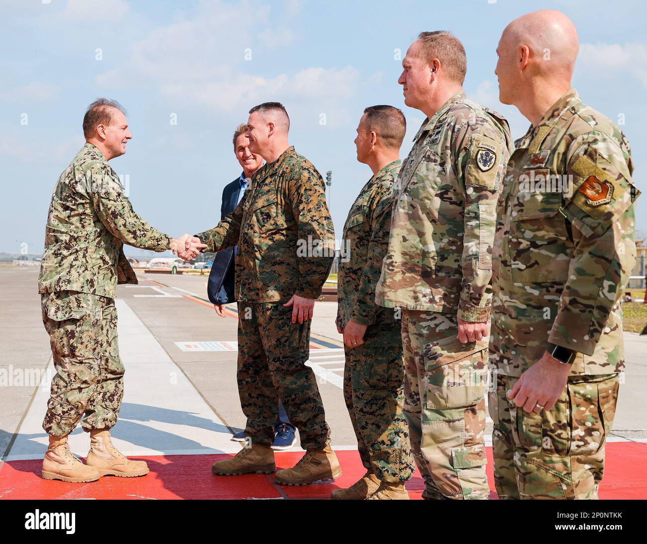 U.S. Navy Adm. Stuart B. Munsch, commander of U.S. Naval Forces Europe ...