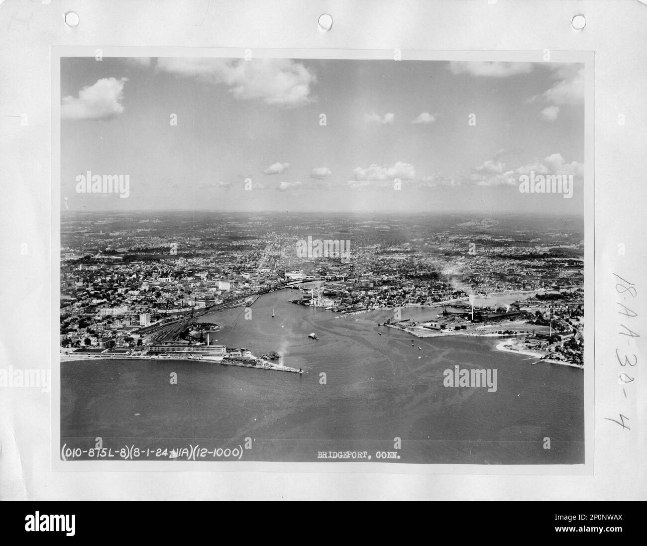 Bridgeport aerial Black and White Stock Photos & Images - Alamy