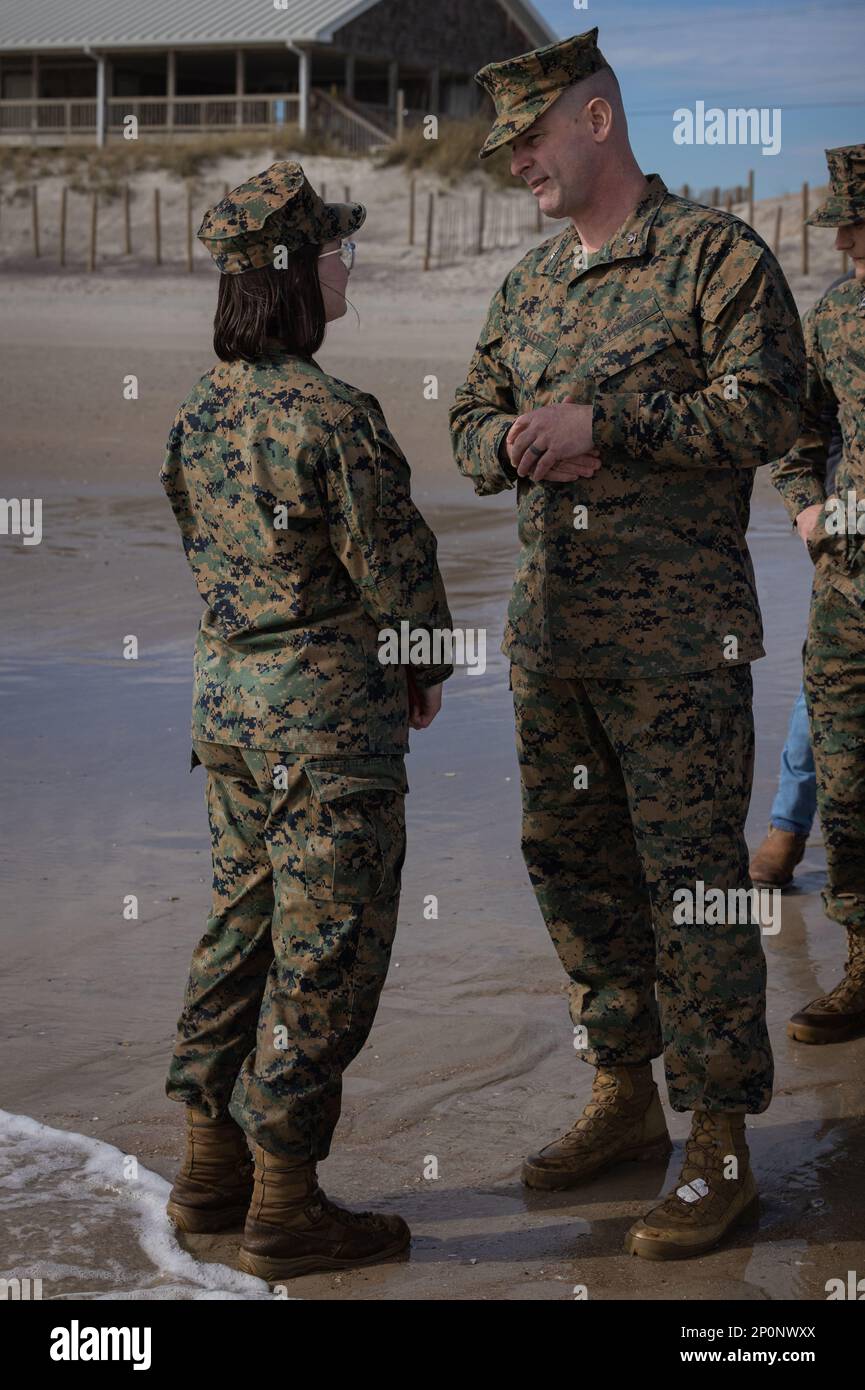 U.S. Marine Corps Cpl. Kayla Hanner, left, a Lapeer, Michigan, native ...