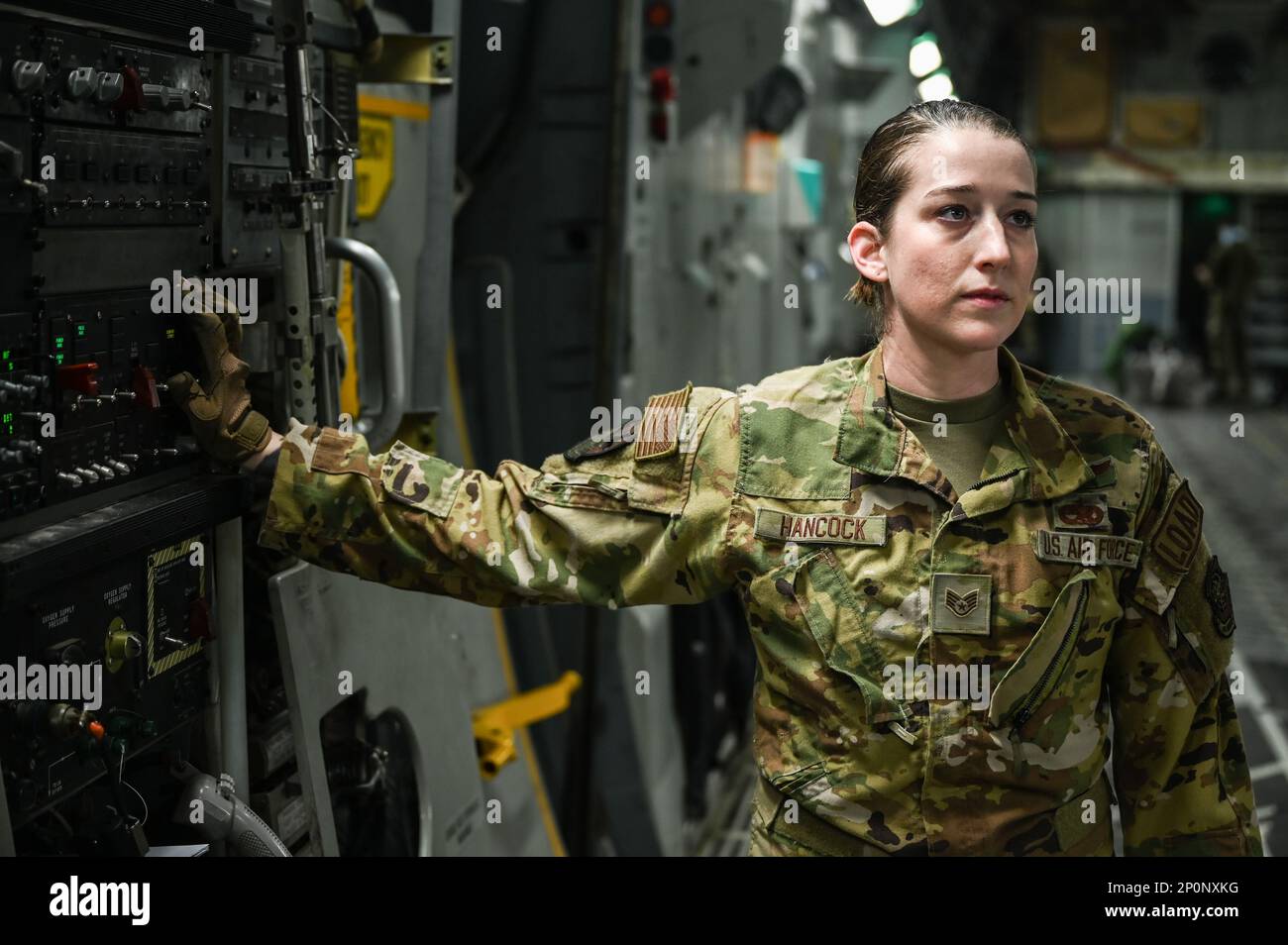 U.S. Air Force Staff Sgt. Erica Hancock, 8th Expeditionary Airlift ...