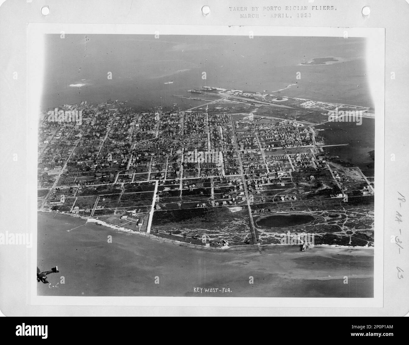 Florida - Key West, Aerial Photograph Stock Photo - Alamy