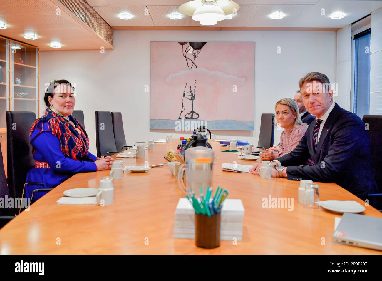 Oslo 20230302.Oil and Energy Minister Terje Aasland and Agriculture and ...