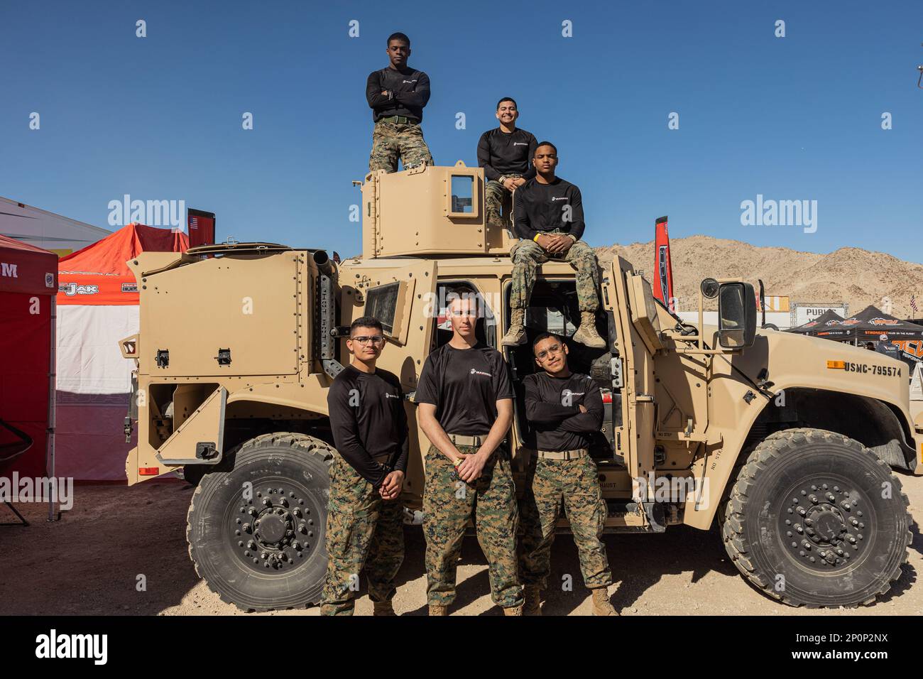 U S Marines Supporting Recruiting Station Riverside Attend King Of The