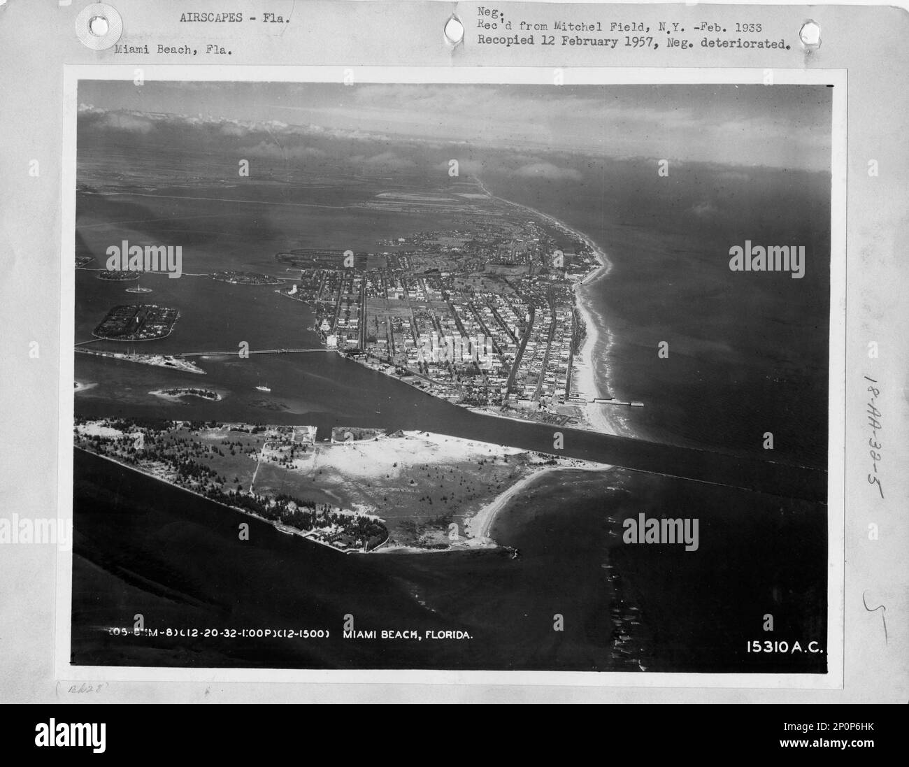 Miami birds eye view Black and White Stock Photos & Images - Alamy