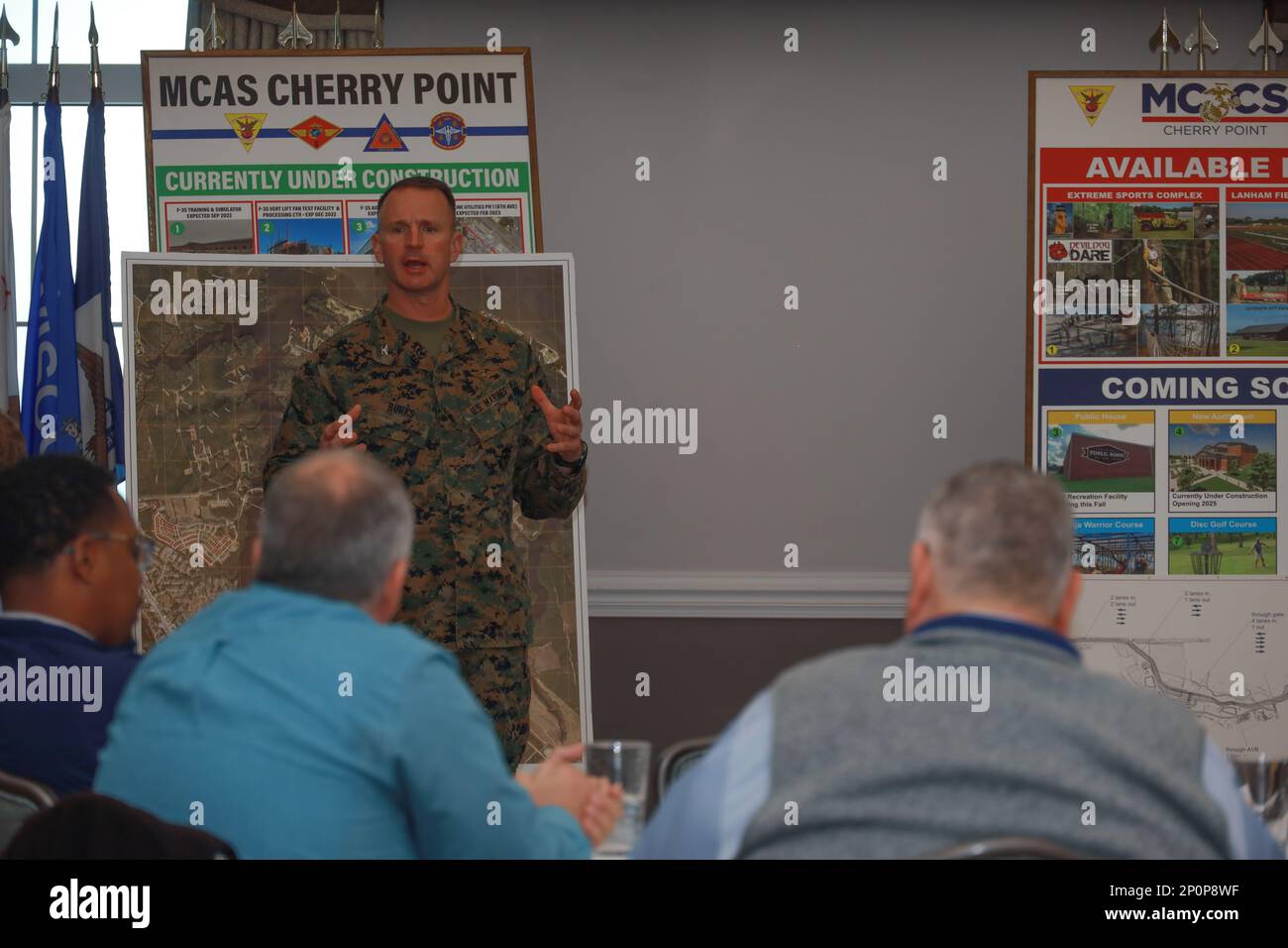 Marine Corps Air Station (MCAS) Cherry Point Commanding Officer Col ...