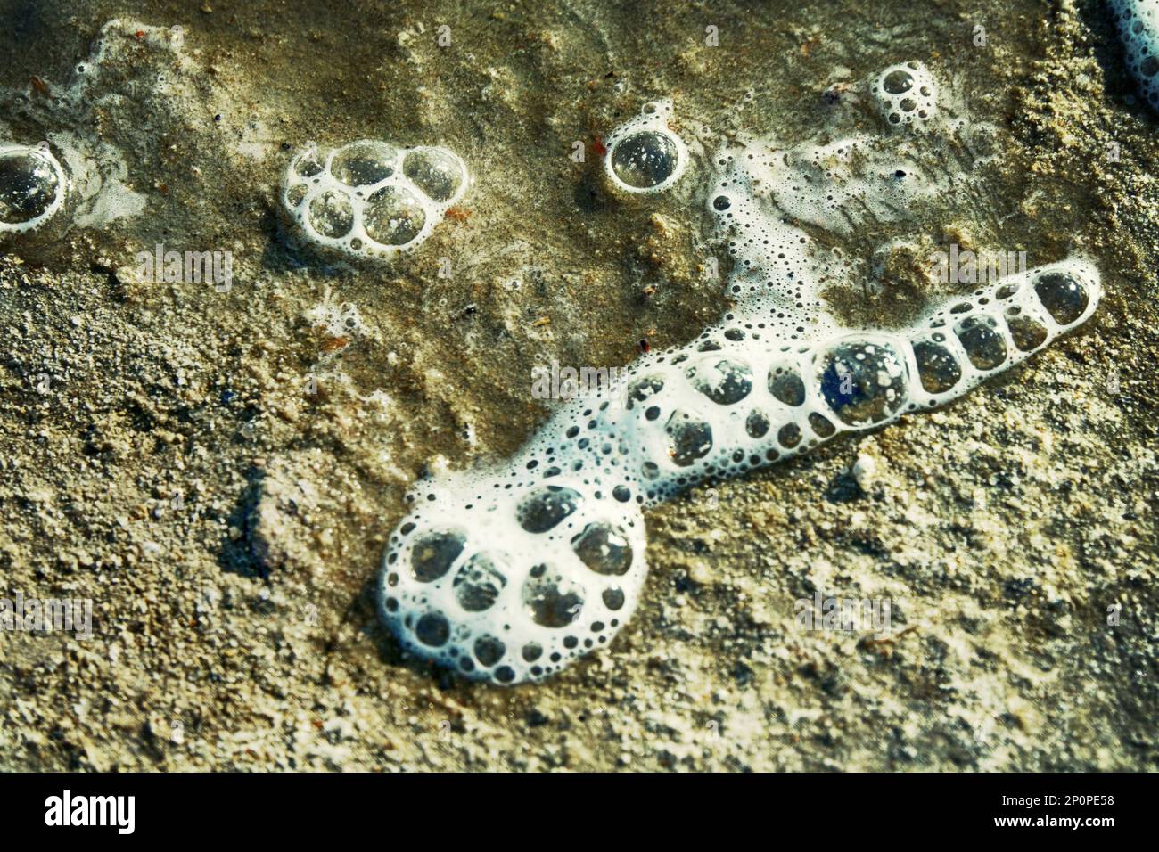 Wind-induced water level fluctuations, piled-up water floods the salt ...