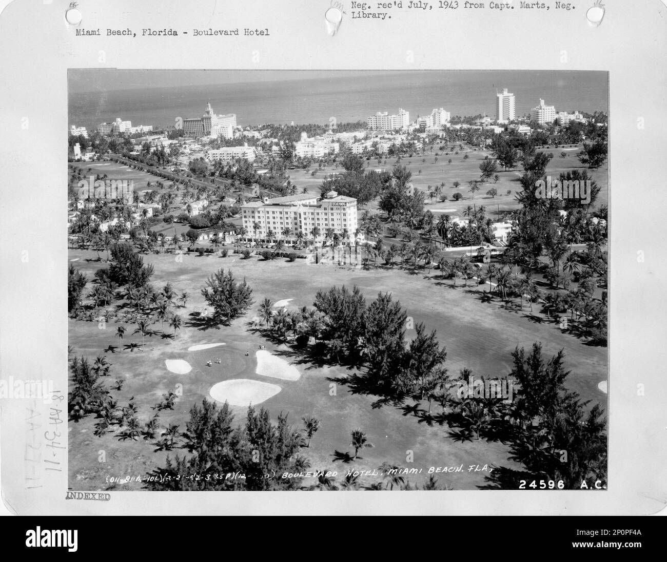Miami birds eye view Black and White Stock Photos & Images - Alamy