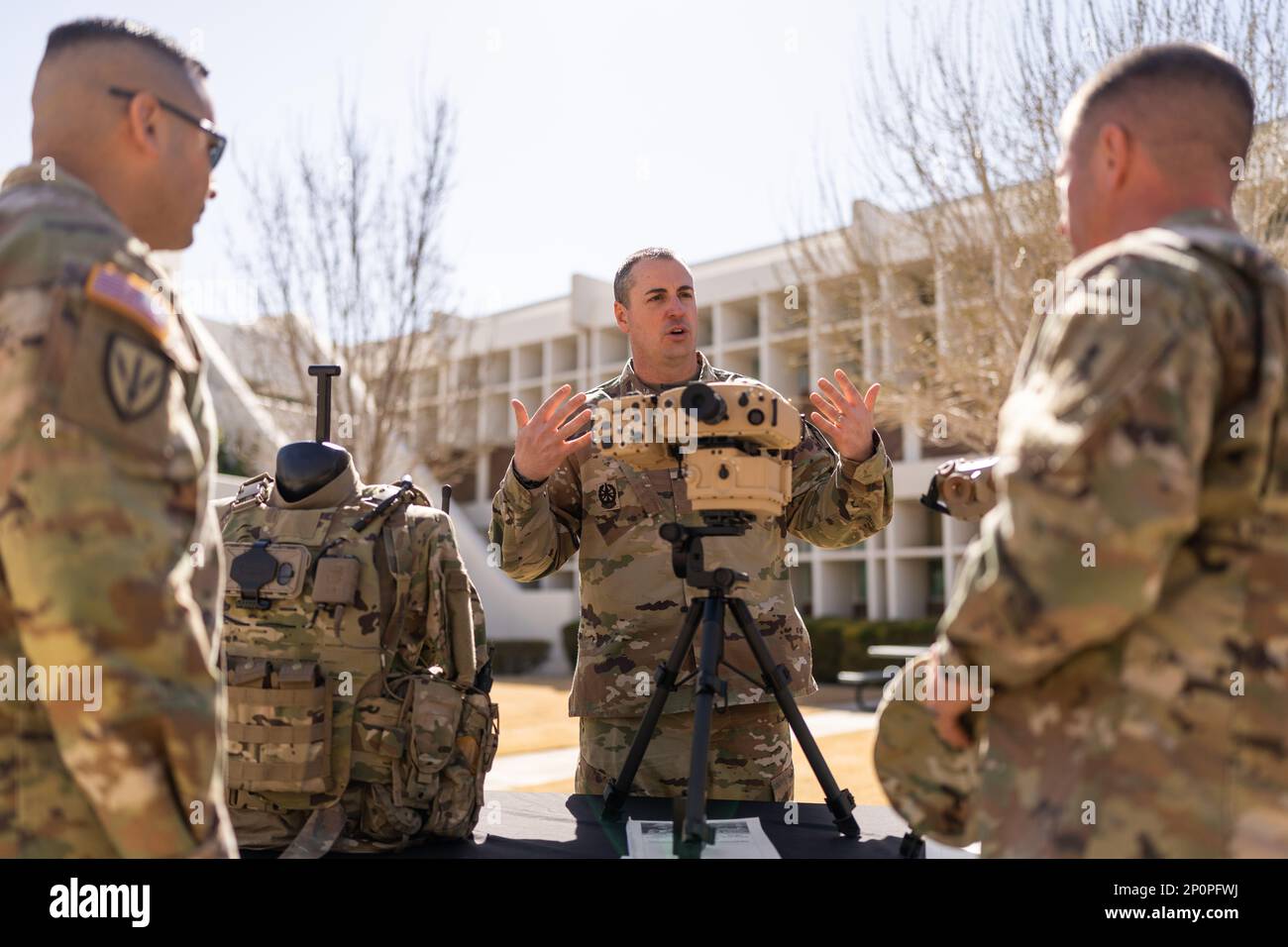 Master Sgt. Ryan Becker, senior enlisted advisor for Product Manager ...