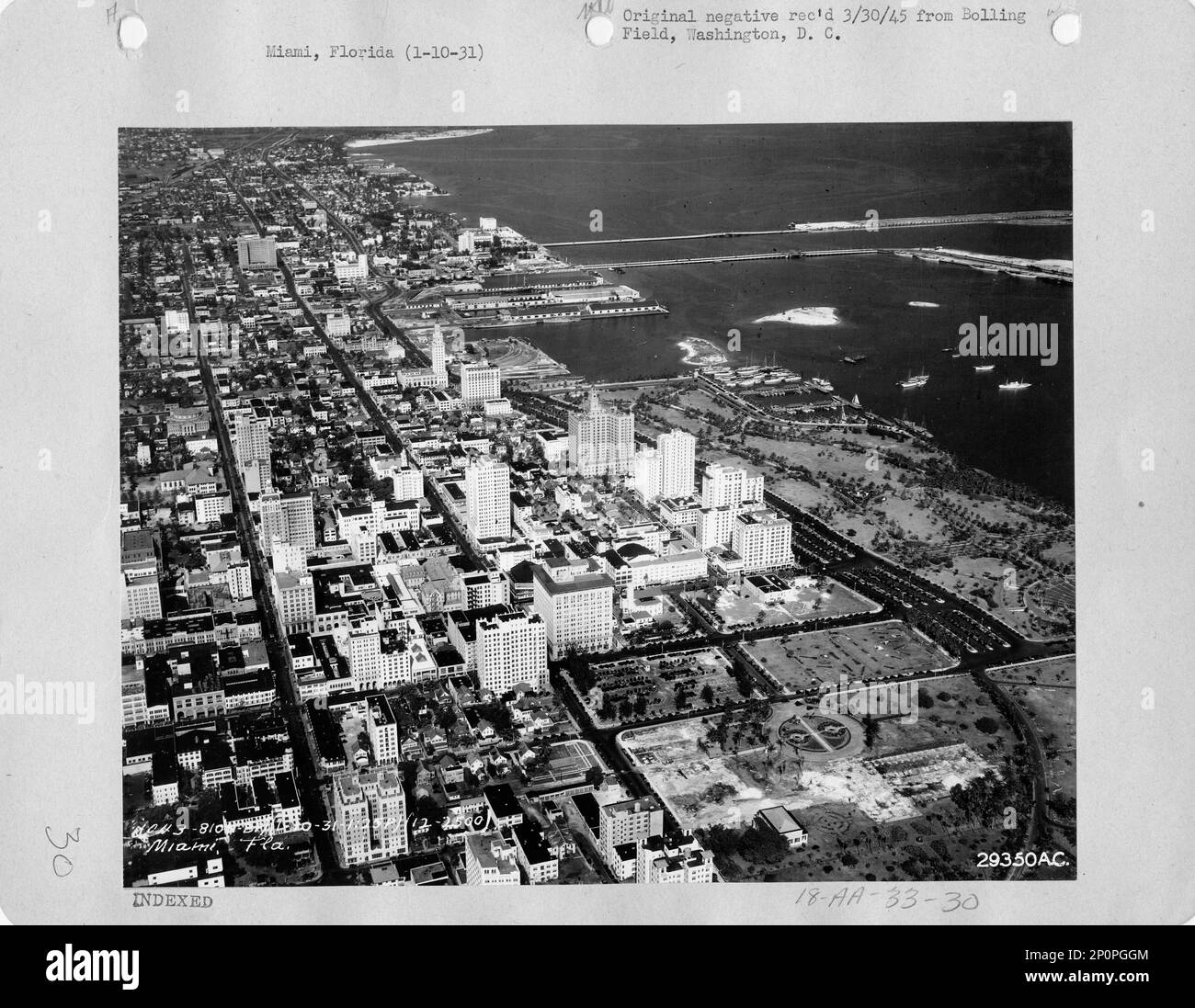Miami birds eye view Black and White Stock Photos & Images - Alamy