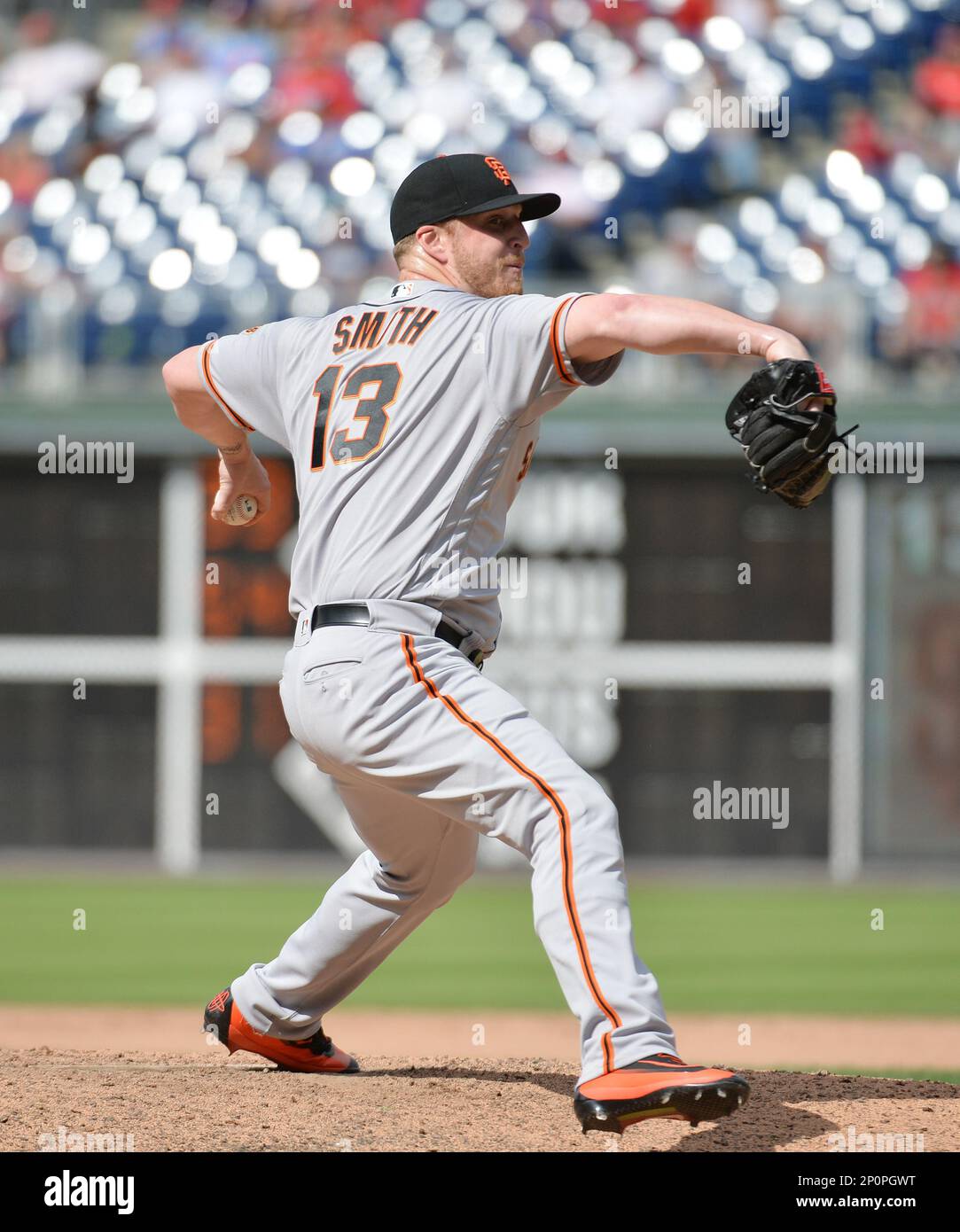San Francisco Giants pitcher Will Smith (13) during game against the ...