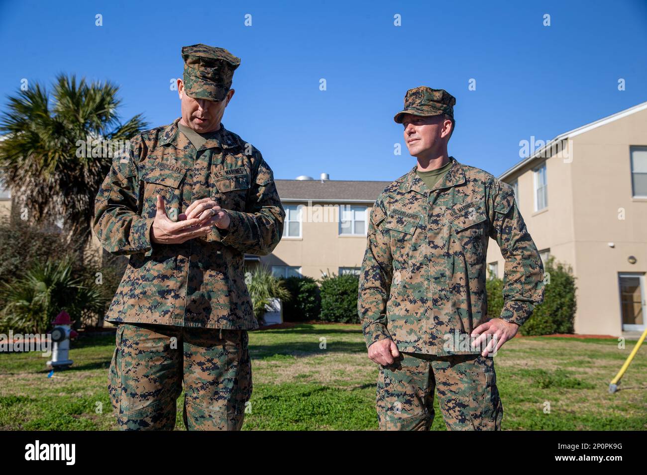 U.S. Marine Corps Col. Lance J. Langfeldt, 6th Marine Corps District ...