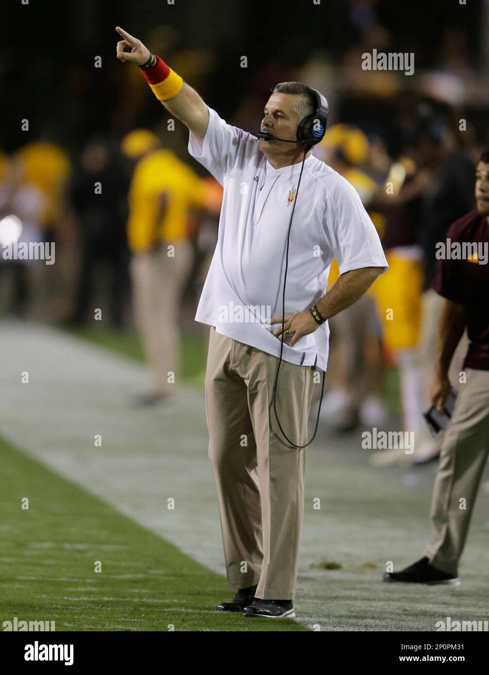 Arizona State head coach Todd Graham in the first half during an NCAA ...