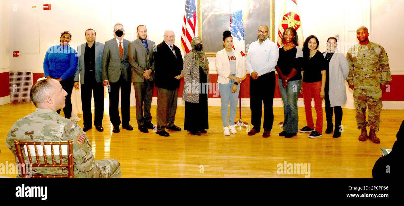 US Army Garrison Fort Hamilton held a graduation ceremony for their ...
