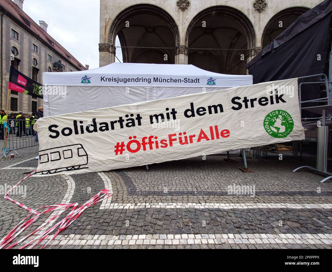 Munich, Bavaria, Germany. 3rd Mar, 2023. In solidarity with the Fridays ...