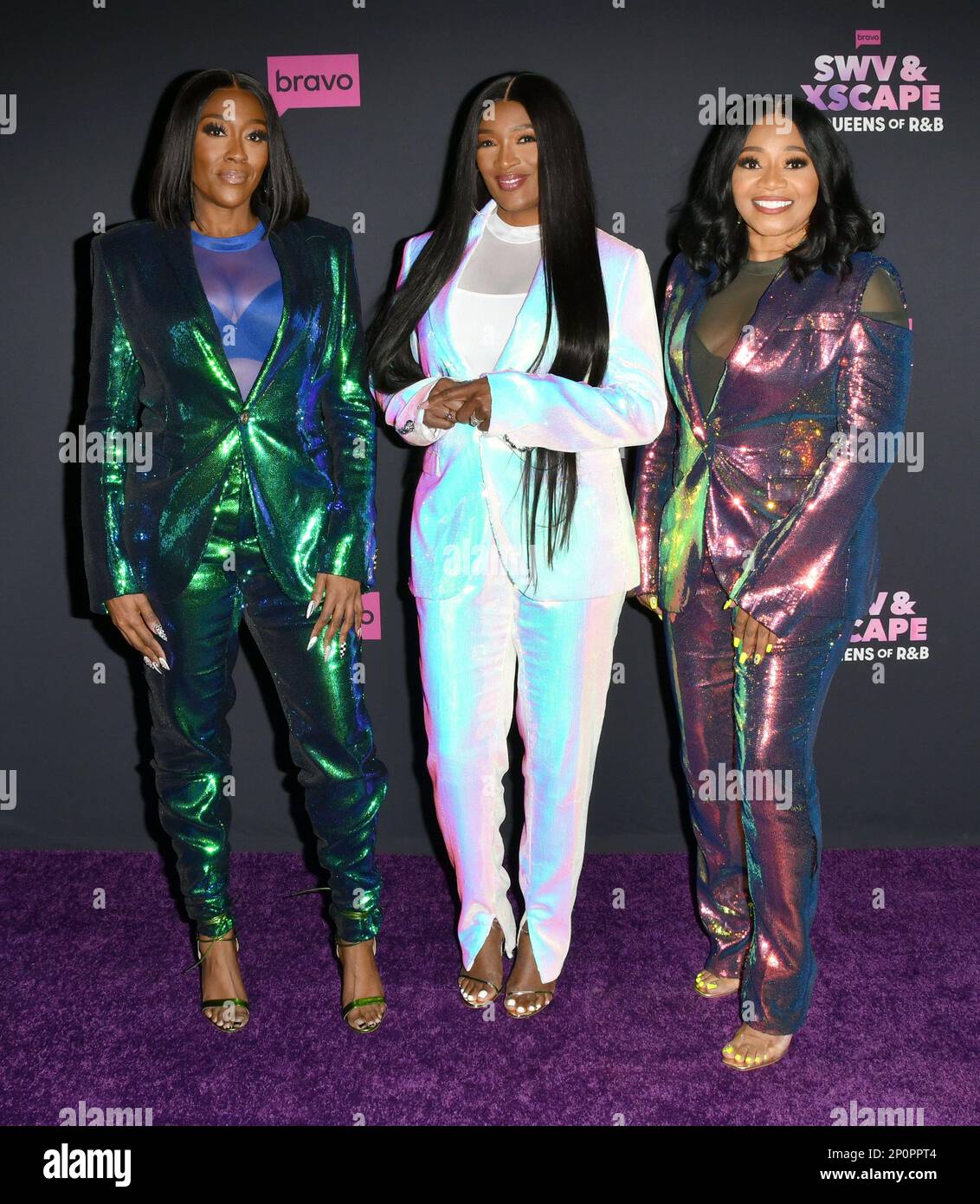 Hollywood, Ca. 2nd Mar, 2023. SWV at the Bravo's premiere of SWV & XSCAPE: The Queens of R&B on ...