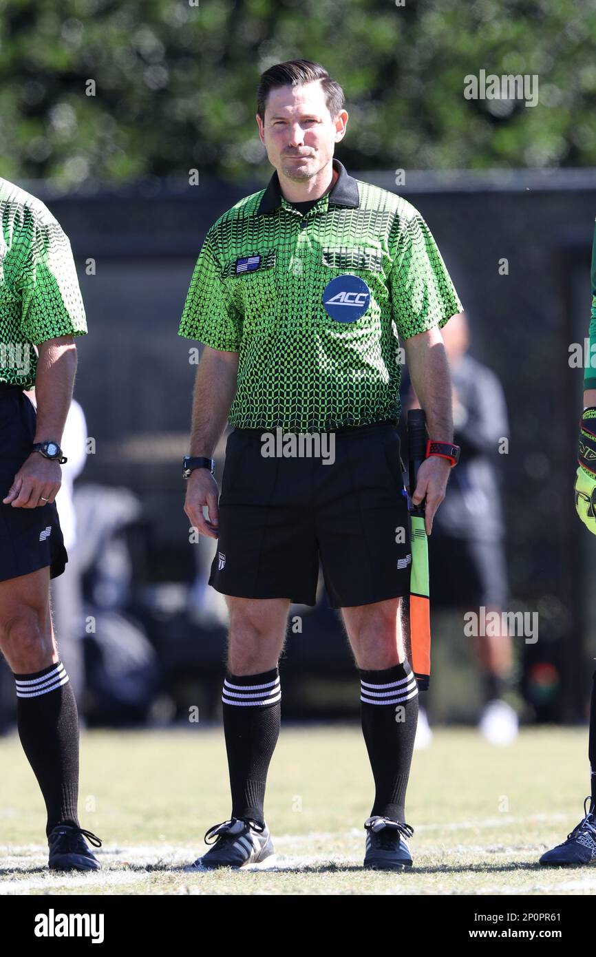 23 October 2016: Assistant Referee Eric Usher. The Wake Forest ...