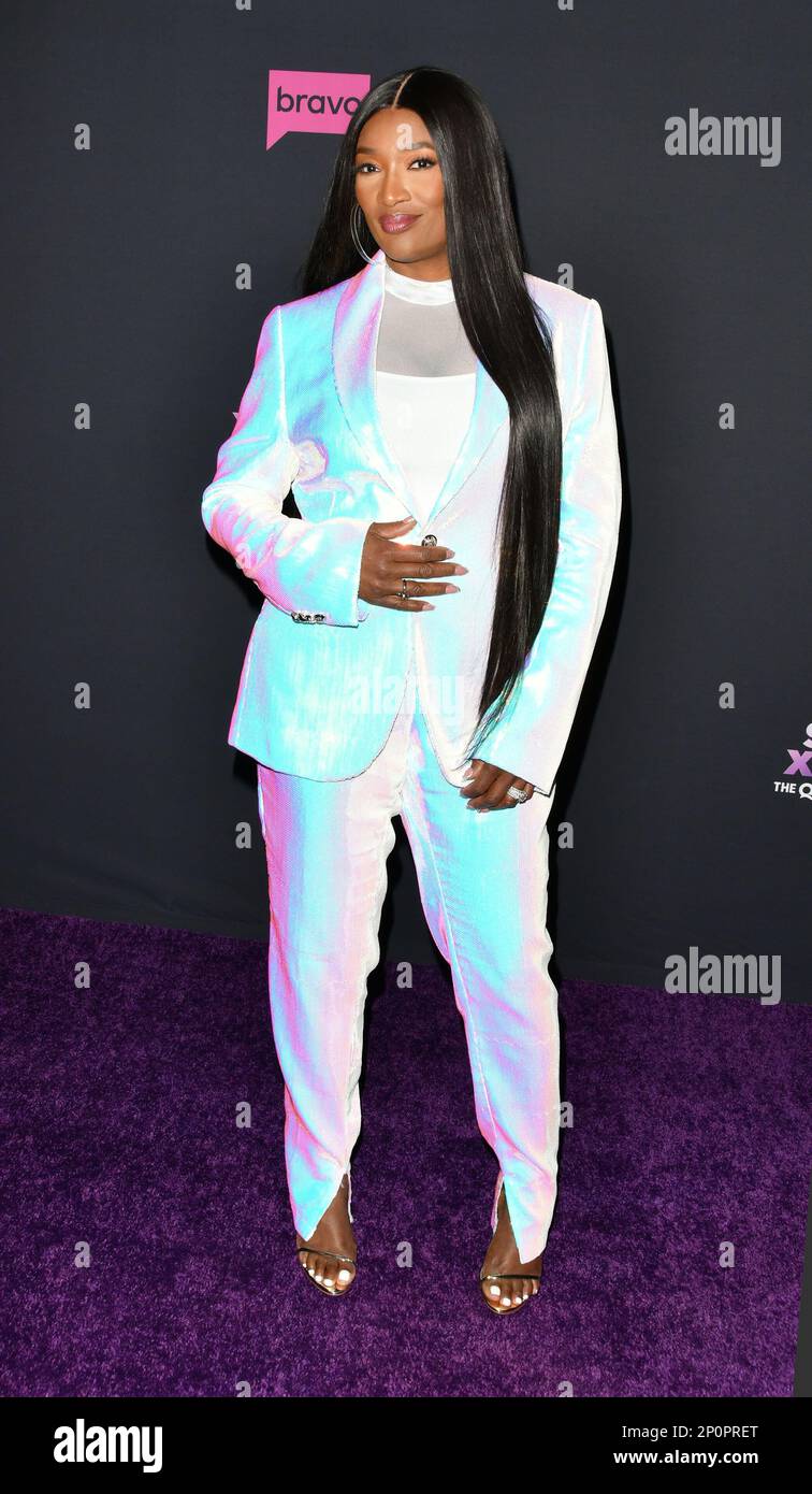 Hollywood, Ca. 2nd Mar, 2023. Tamara -Taj- Johnson-George at the Bravo's premiere of SWV ...