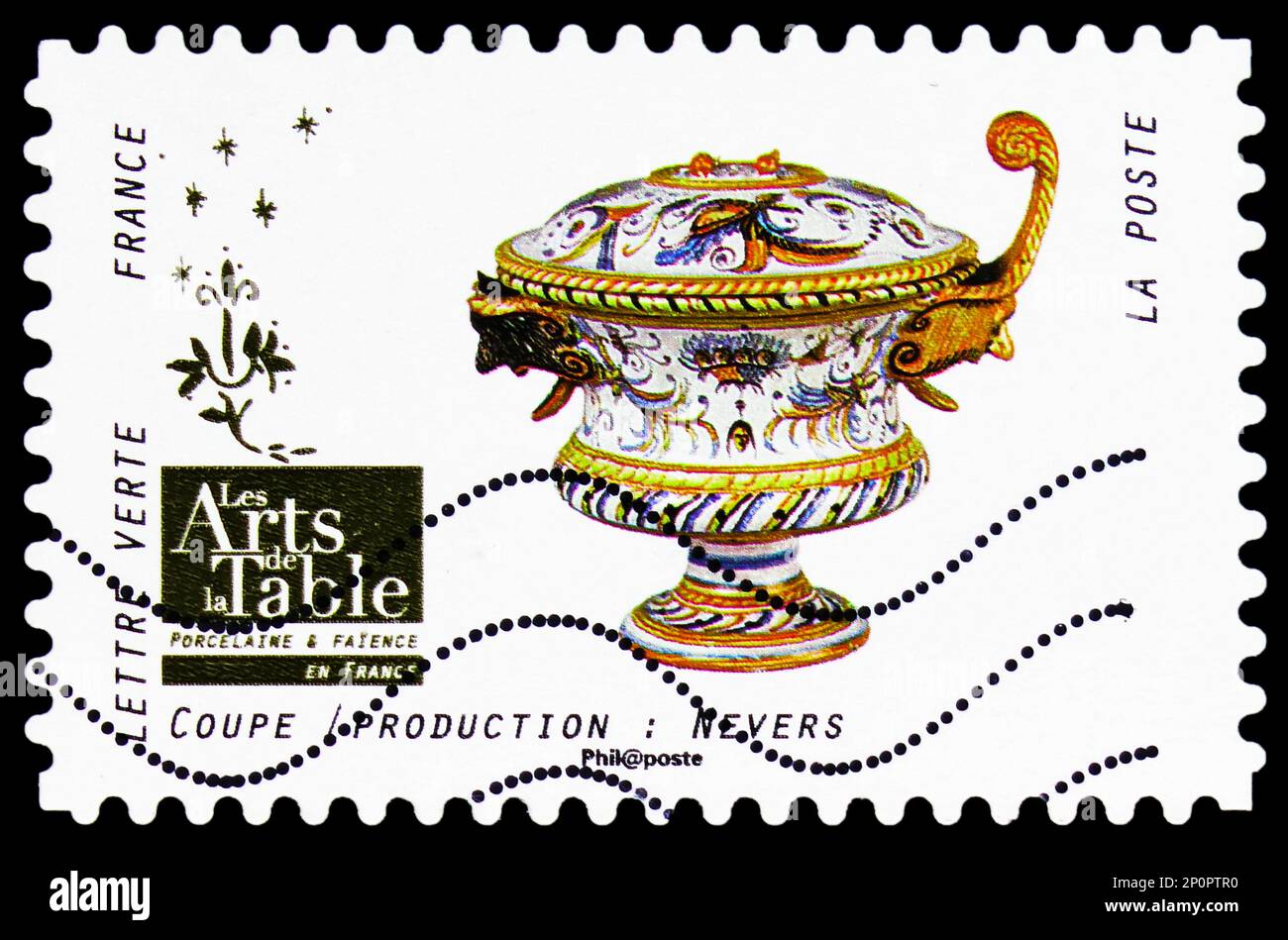 MOSCOW, RUSSIA - FEBRUARY 15, 2023: Postage stamp printed in France ...