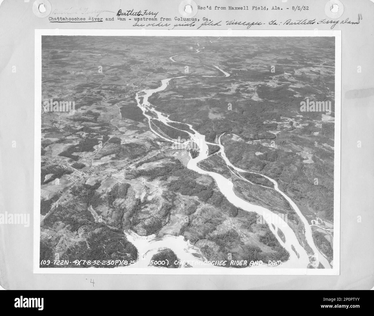 Georgia - Columbus, Aerial Photograph Stock Photo - Alamy