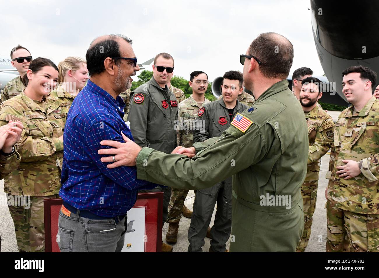 U.S. Air Force Lt. Col. Taylor Johnston, Operation Vespucci aircraft ...