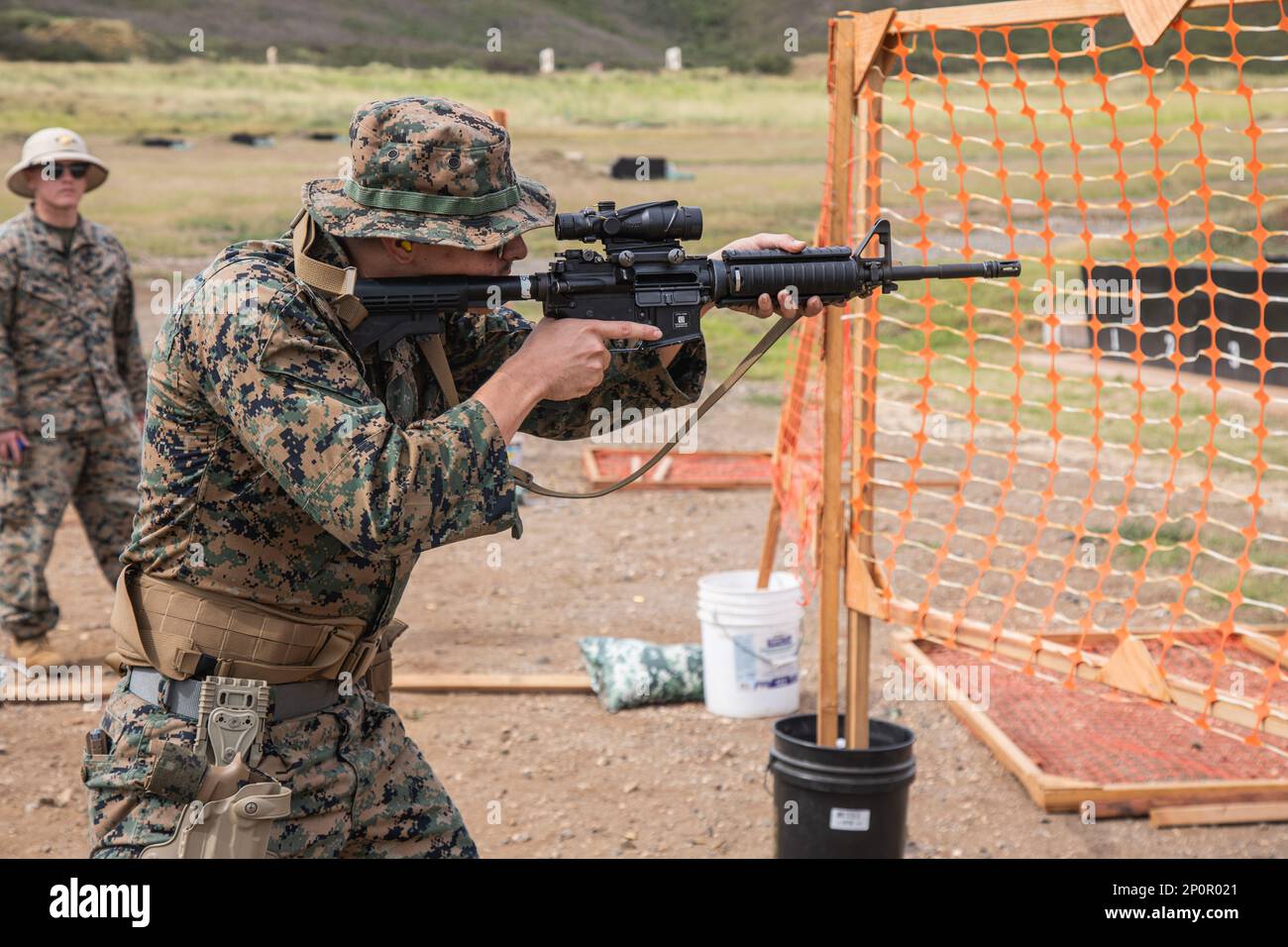 U.S. Marine Corps Lance Cpl. Maximillian Shaw, ammunition technician ...