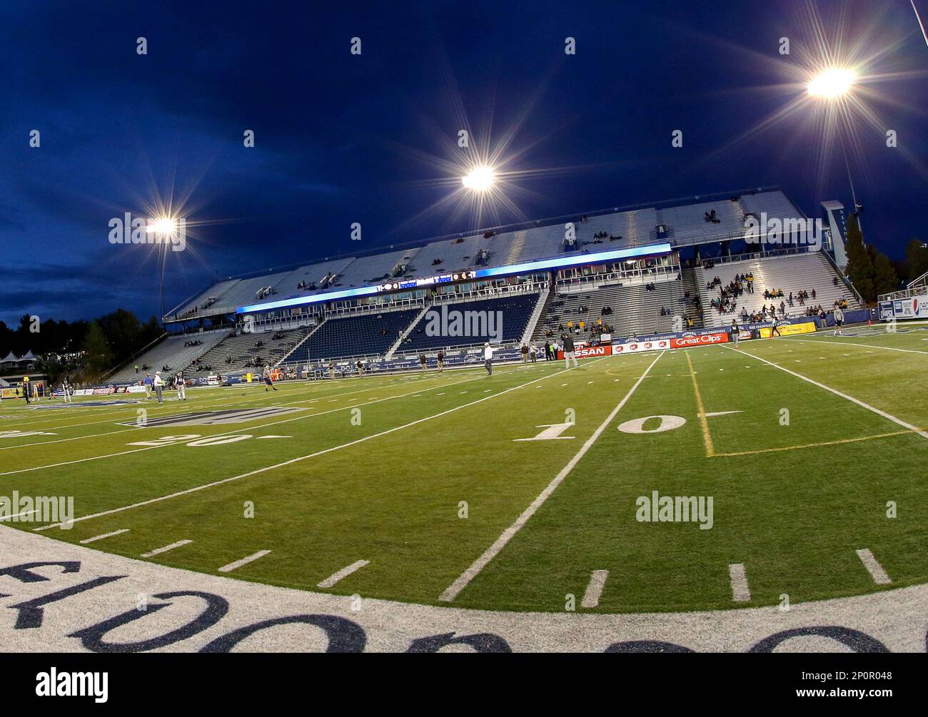 October 22, 2016: Mackay Stadium prior to the game on Saturday night ...