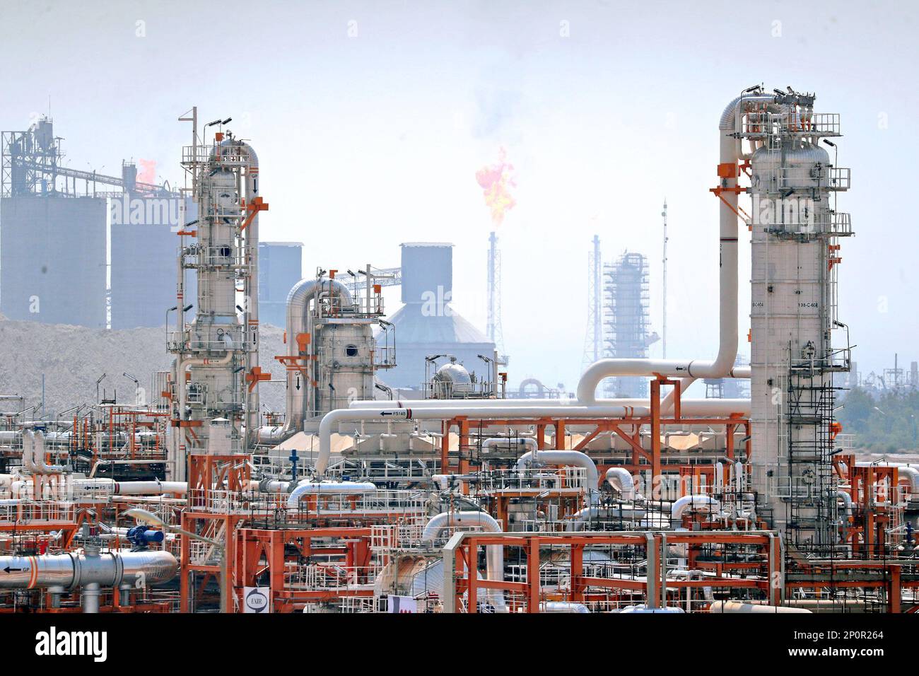 March 2, 2023, Bushehr, Bushehr, Iran: A view of South Pars Gas ...