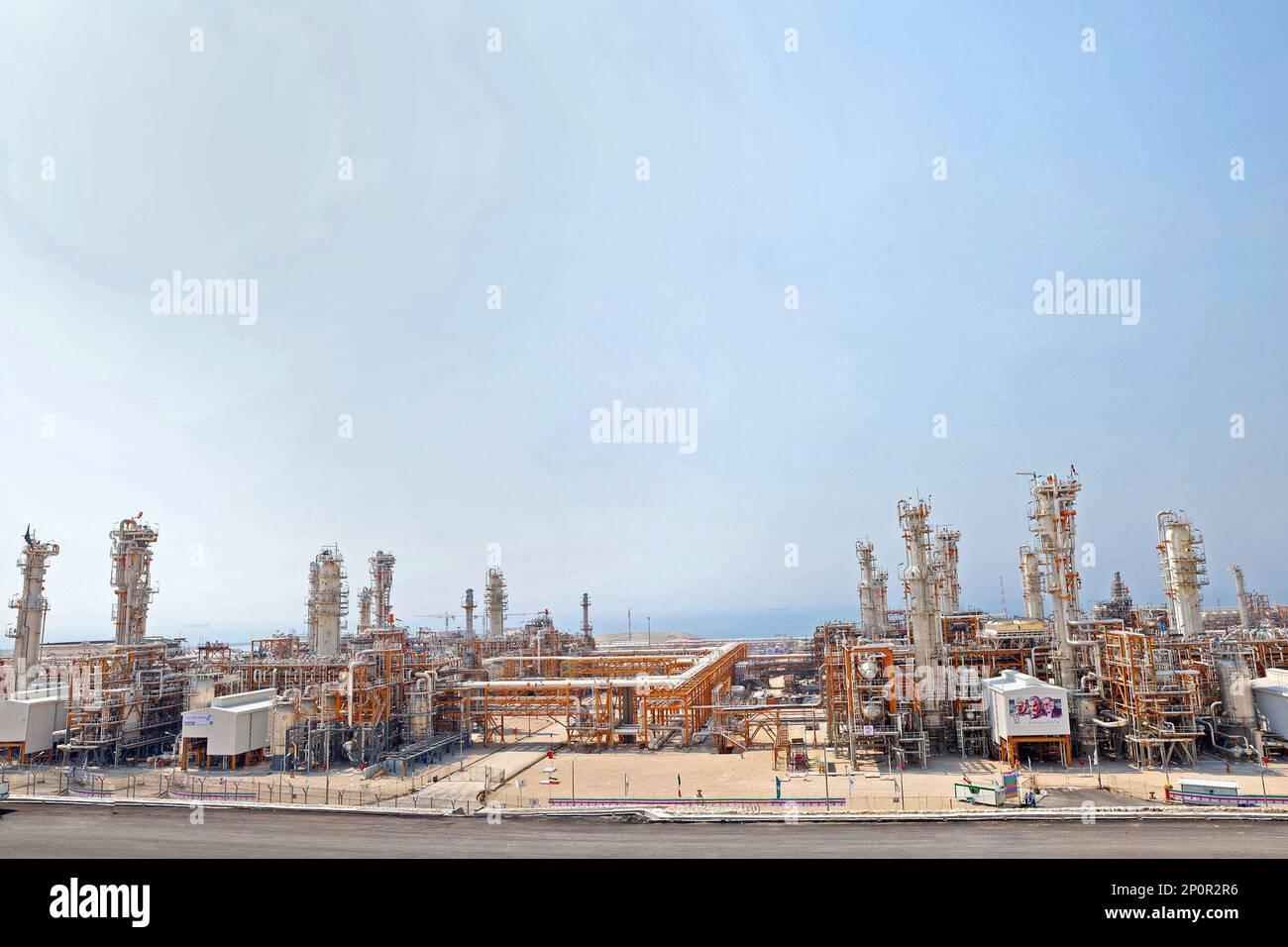 March 2, 2023, Bushehr, Bushehr, Iran: A view of South Pars Gas ...
