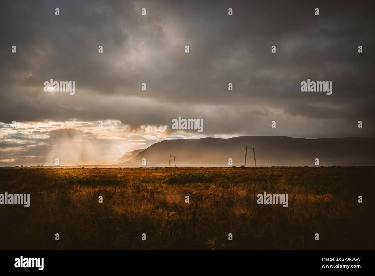 Iceland’s wild beauty storm clouds roll in as sunlight breaks through ...