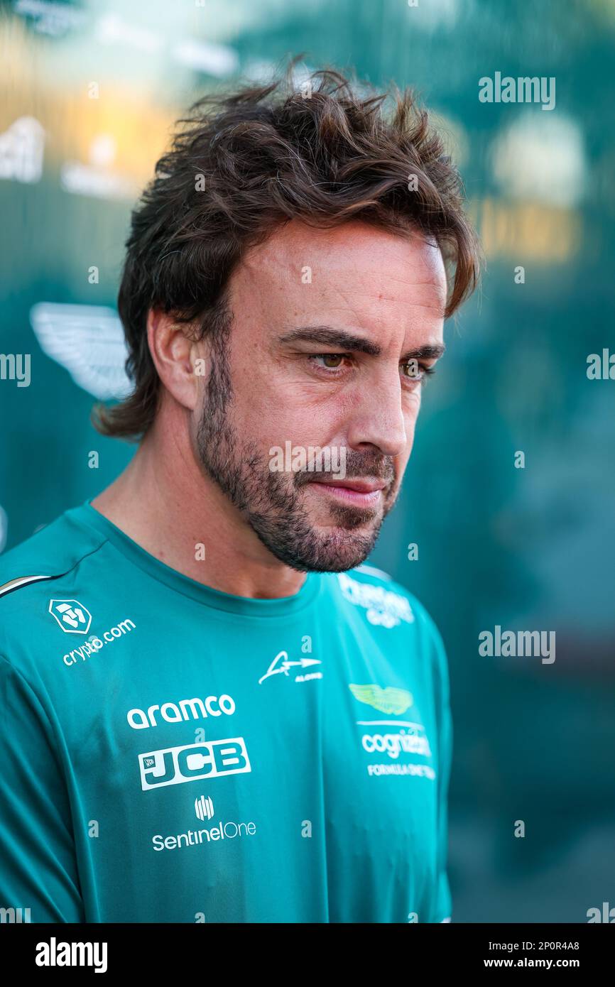 March 2, 2023, Rome, Bahrain: ALONSO Fernando (spa), Aston Martin F1 ...