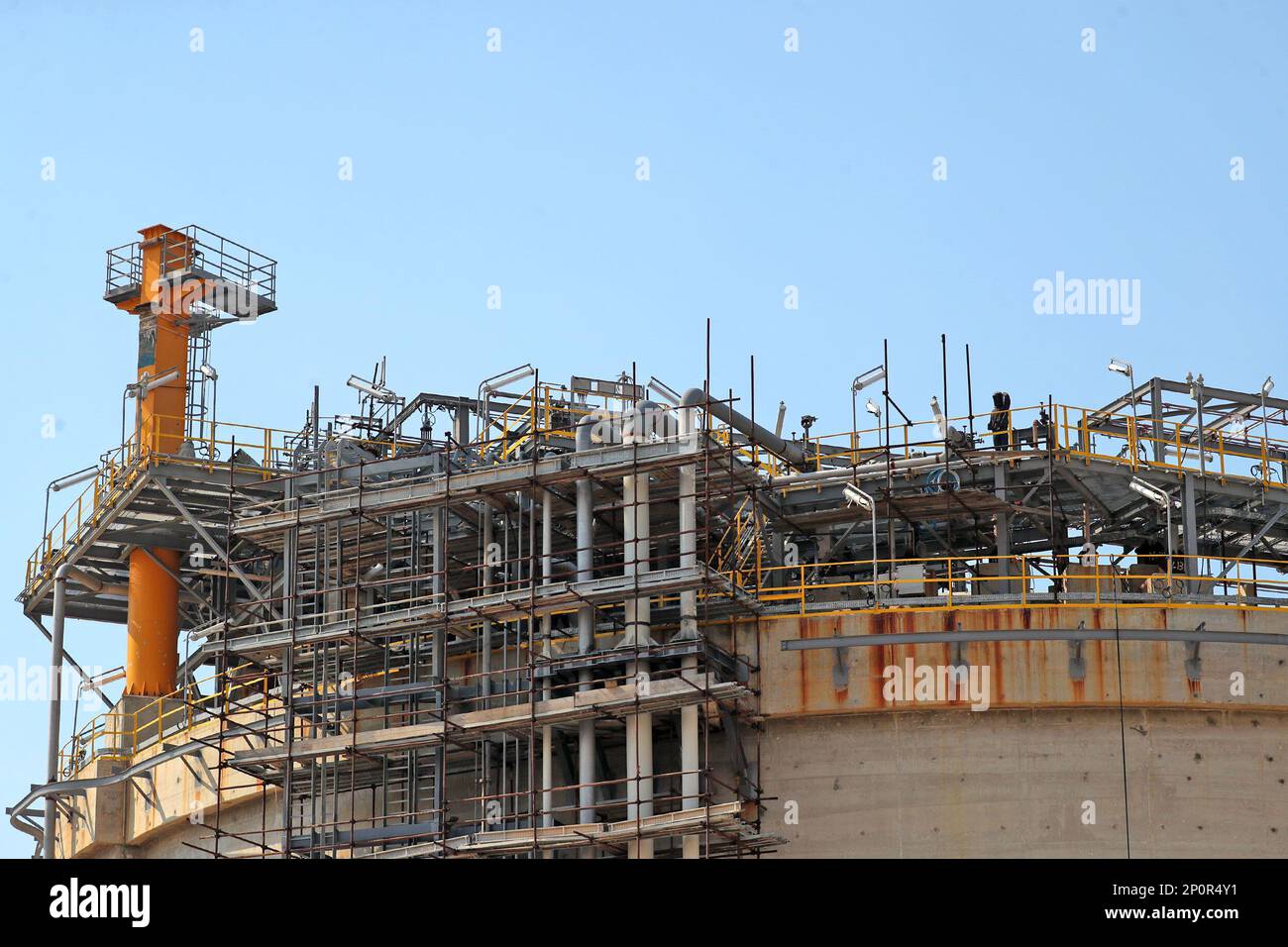 Bushehr, Bushehr, Iran. 2nd Mar, 2023. A view of Iran LNG project in ...