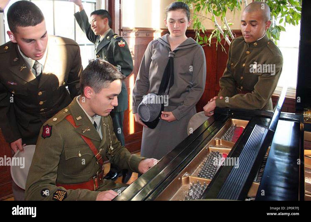 In this Oct. 19, 2016 photo cadets at the New Mexico Military Institute ...