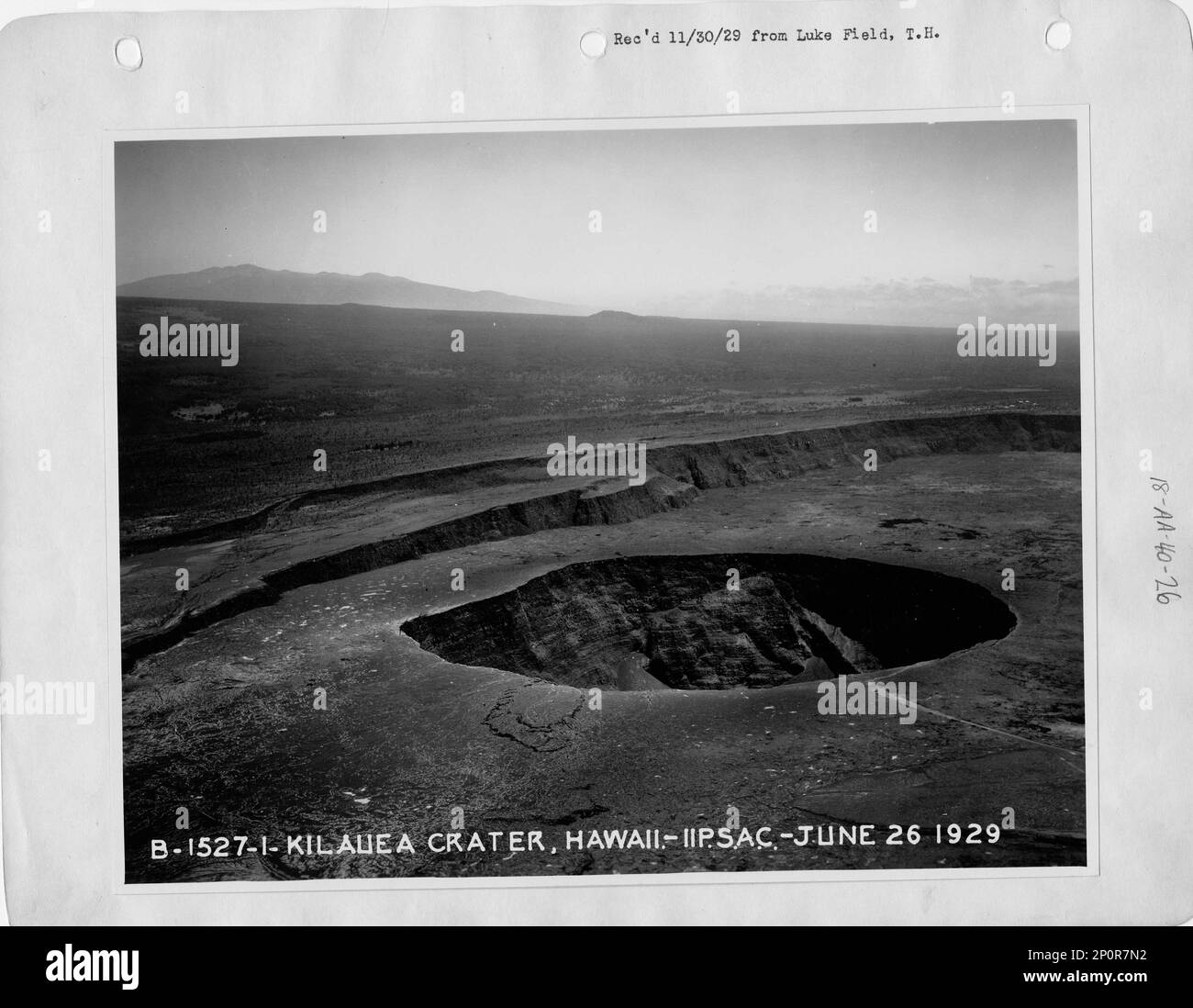 Volcano from above Black and White Stock Photos & Images - Alamy