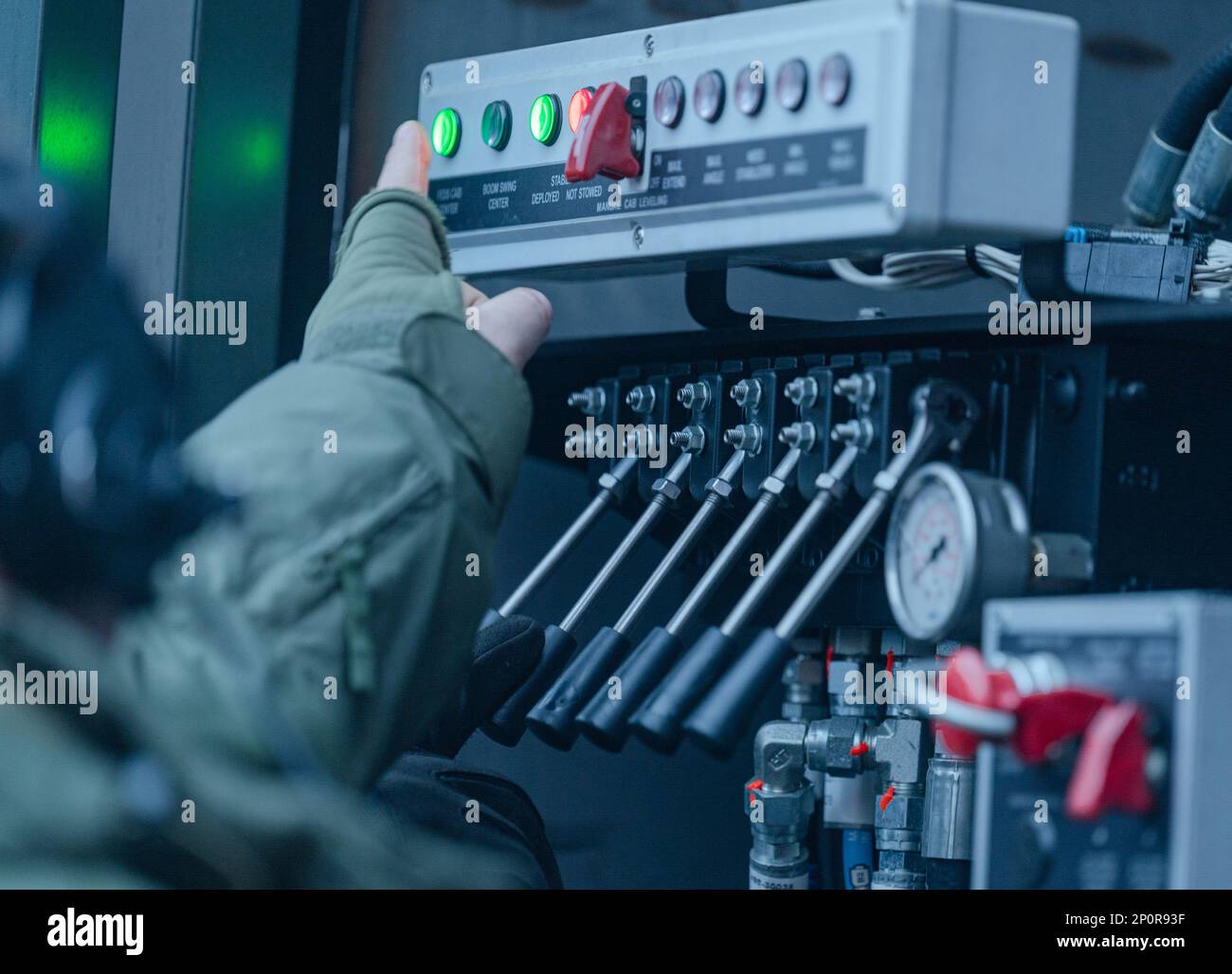 Lithuanian air force airman 1st Class Gintaras Fokas, Terminal ...